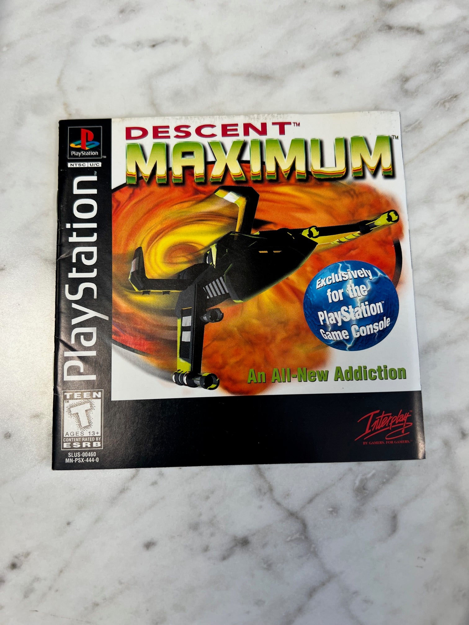 Descent Maximum Playstation 1 Manual Only MO12825 – Core Gaming