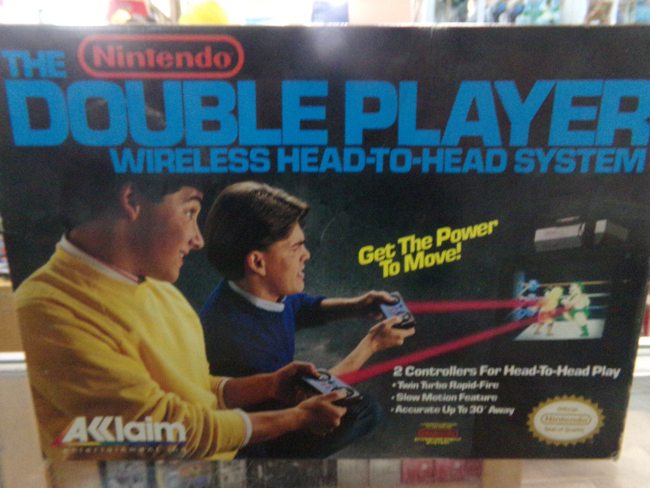 Nintendo NES Double Player Wireless Head to Head Controller System Box ...