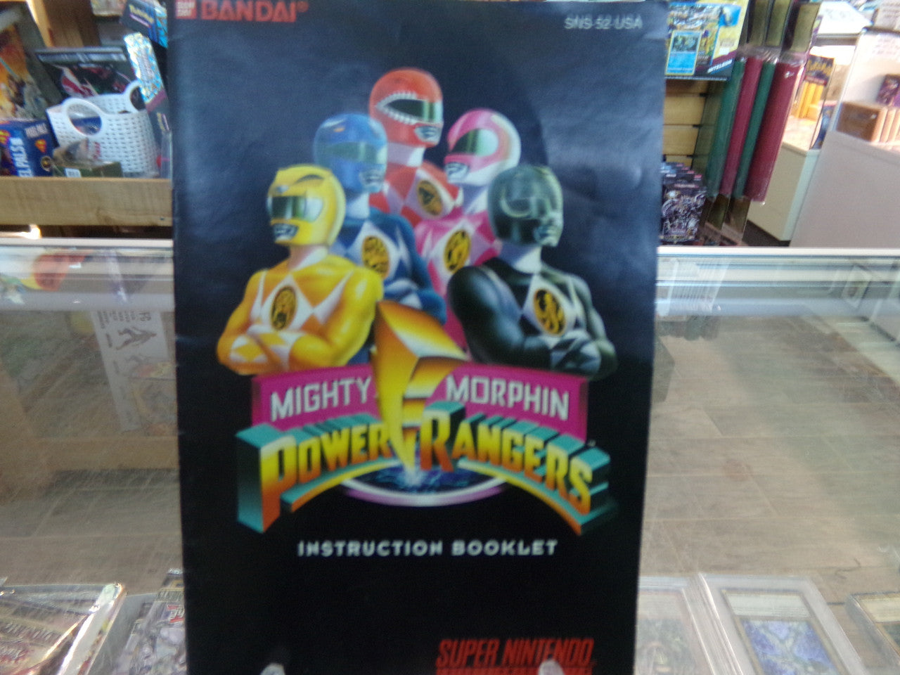 Mighty Morphin Power Rangers Super Nintendo SNES MANUAL ONLY – Core Gaming