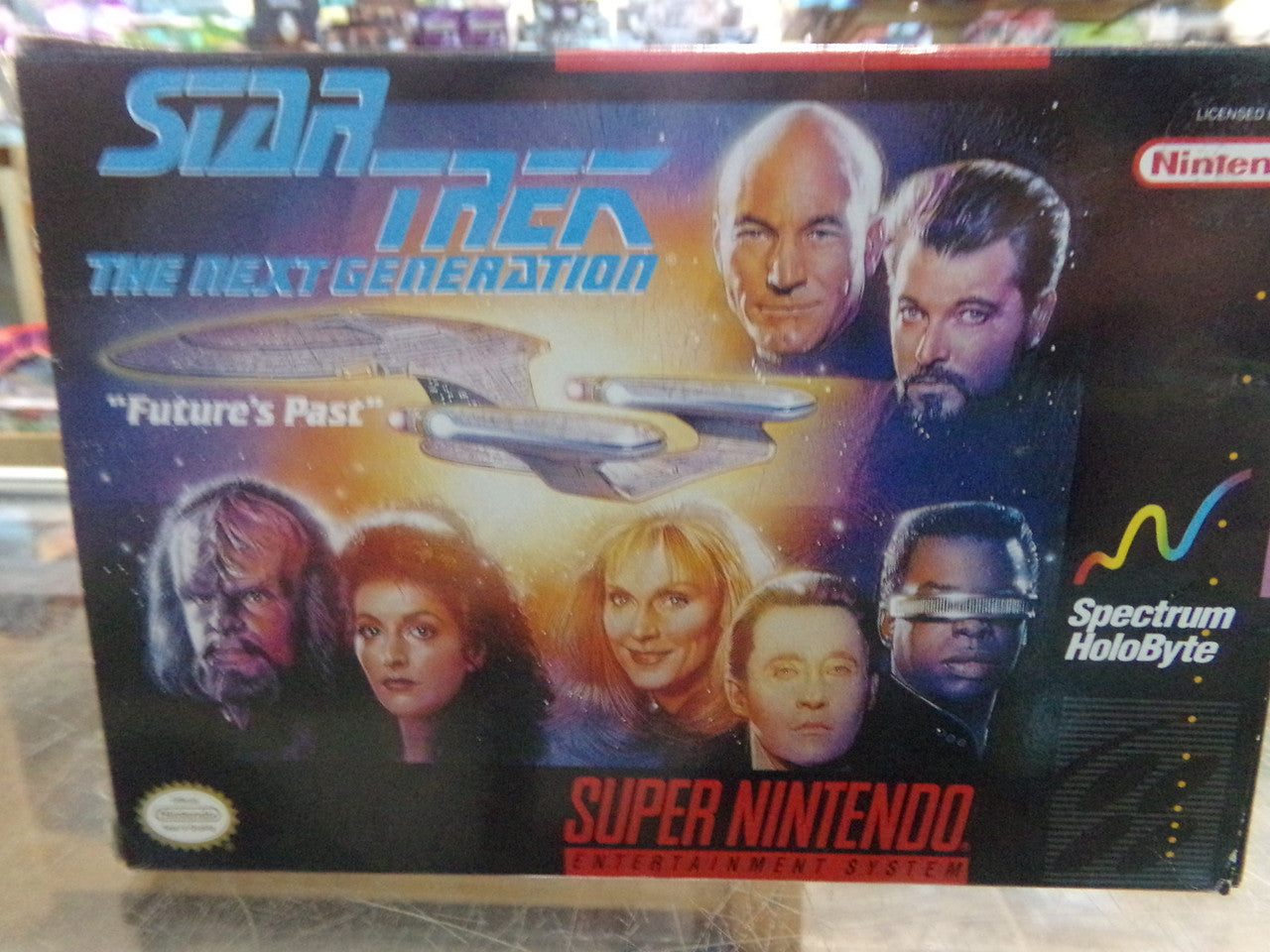 Star Trek: The Next Generation - Future's Past Super Nintendo SNES BOX ...