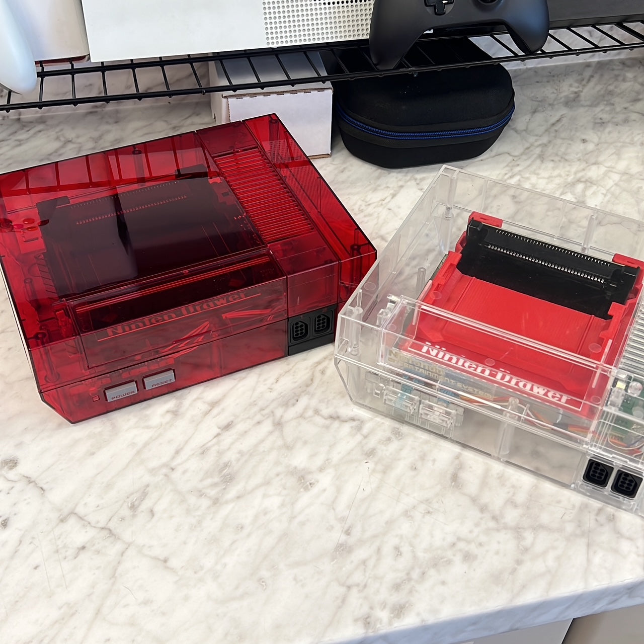 Nintendo NES Console with Ninten-drawer Installed (No Blinking Red Lig ...