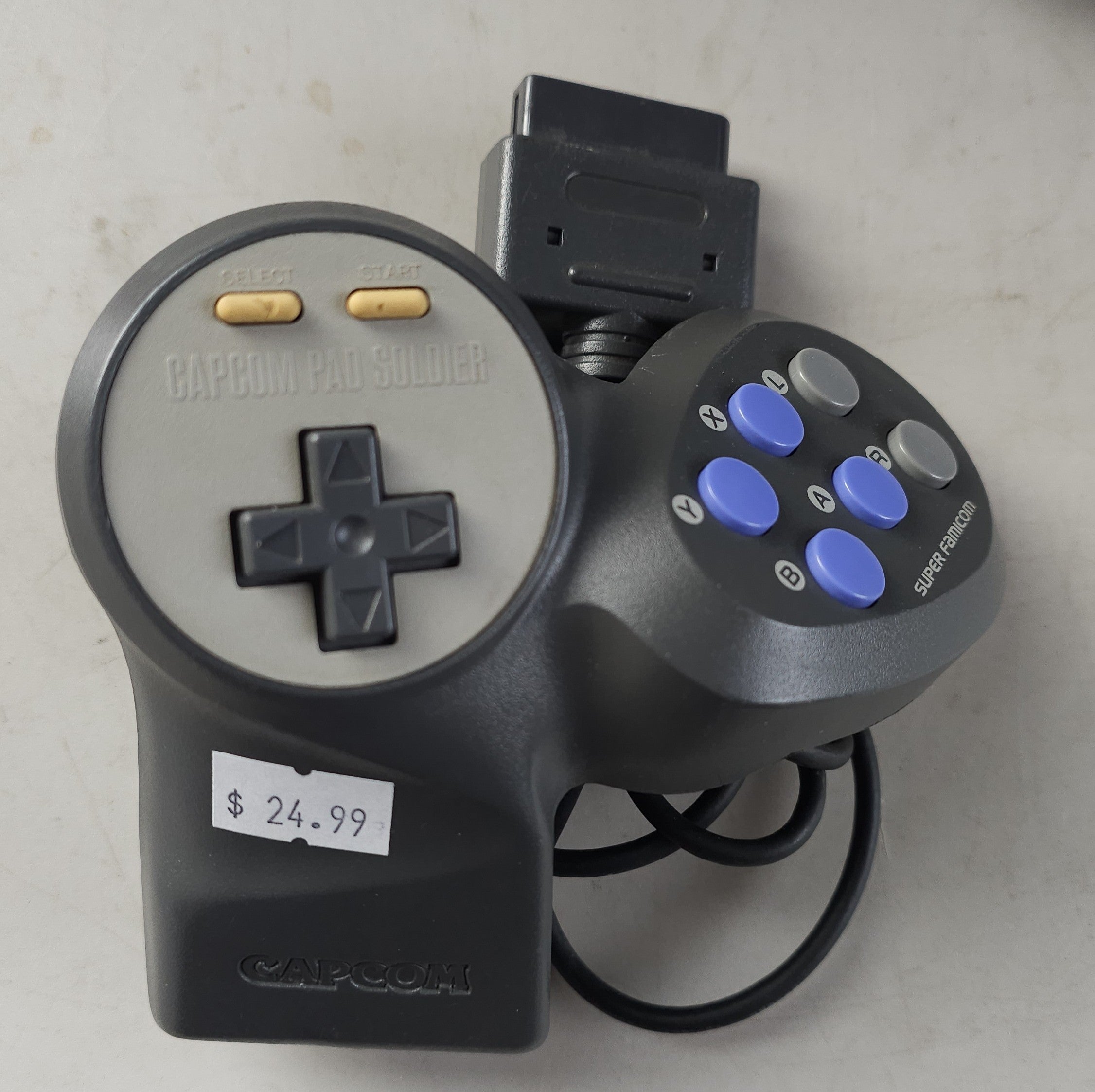 ASCII Capcom Pad Soldier Super Nintendo SNES - Controllers SD0223 ...