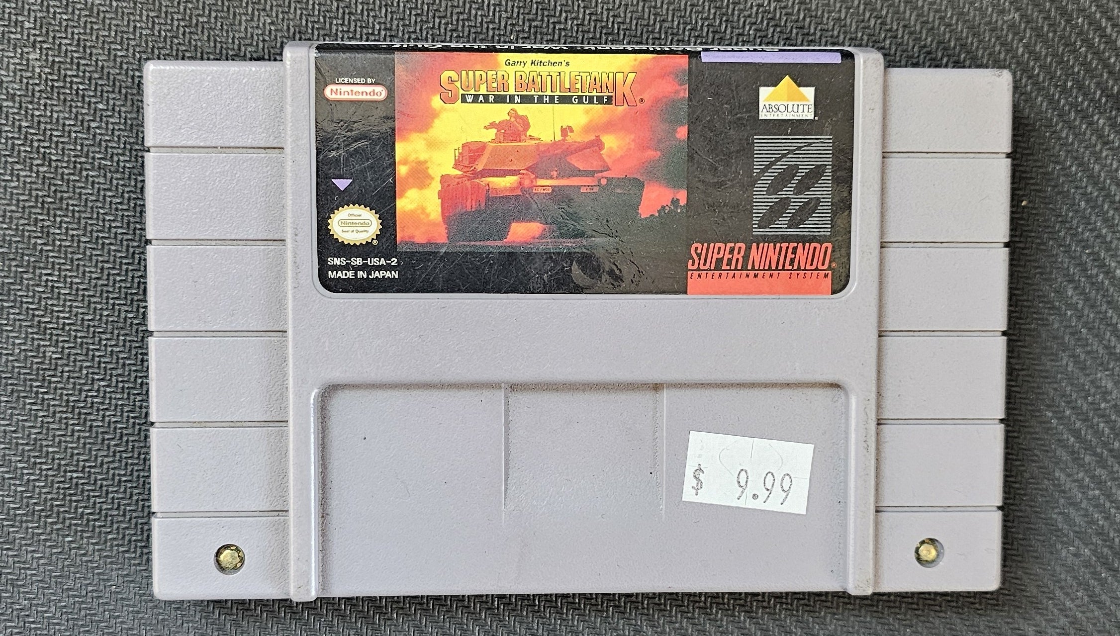 Super Battletank: War in the Gulf - SNES SD2222 – Core Gaming