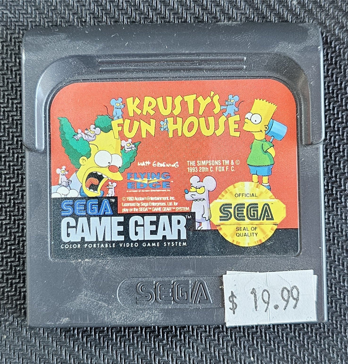 Krusty's Fun House - Sega Game Gear *SGG* SD4455 – Core Gaming