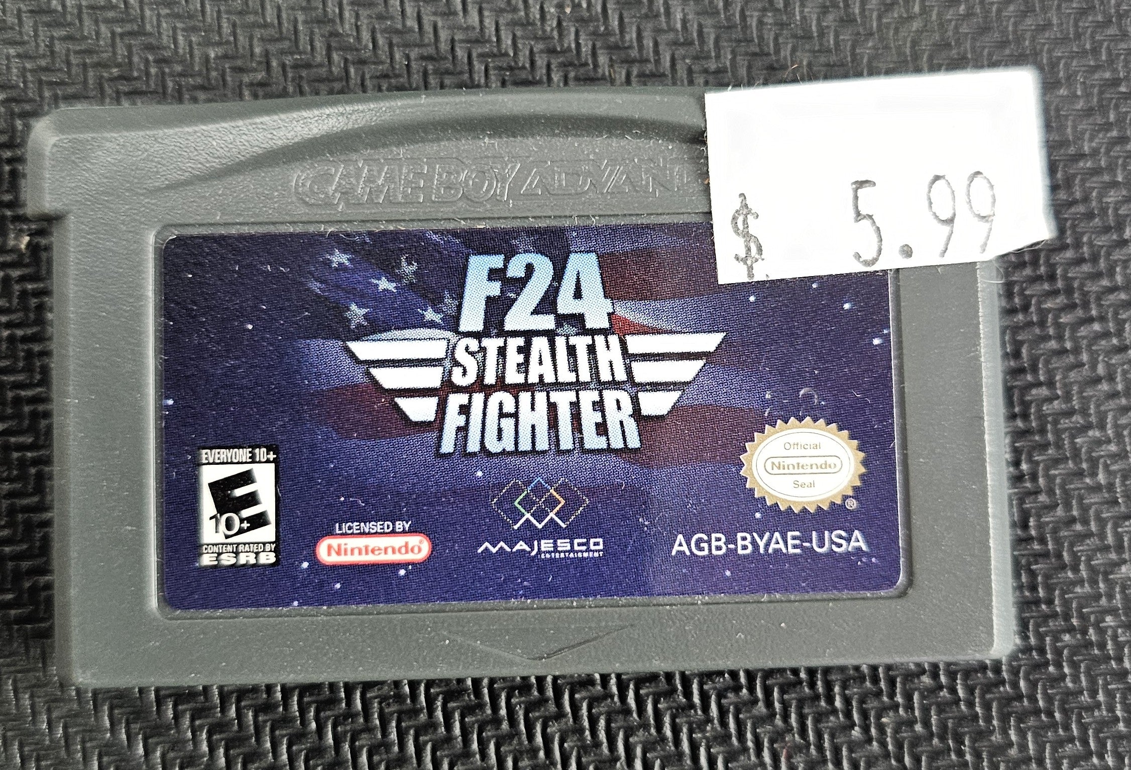 F24 Stealth Fighter - GameBoy Advance GBA – Core Gaming