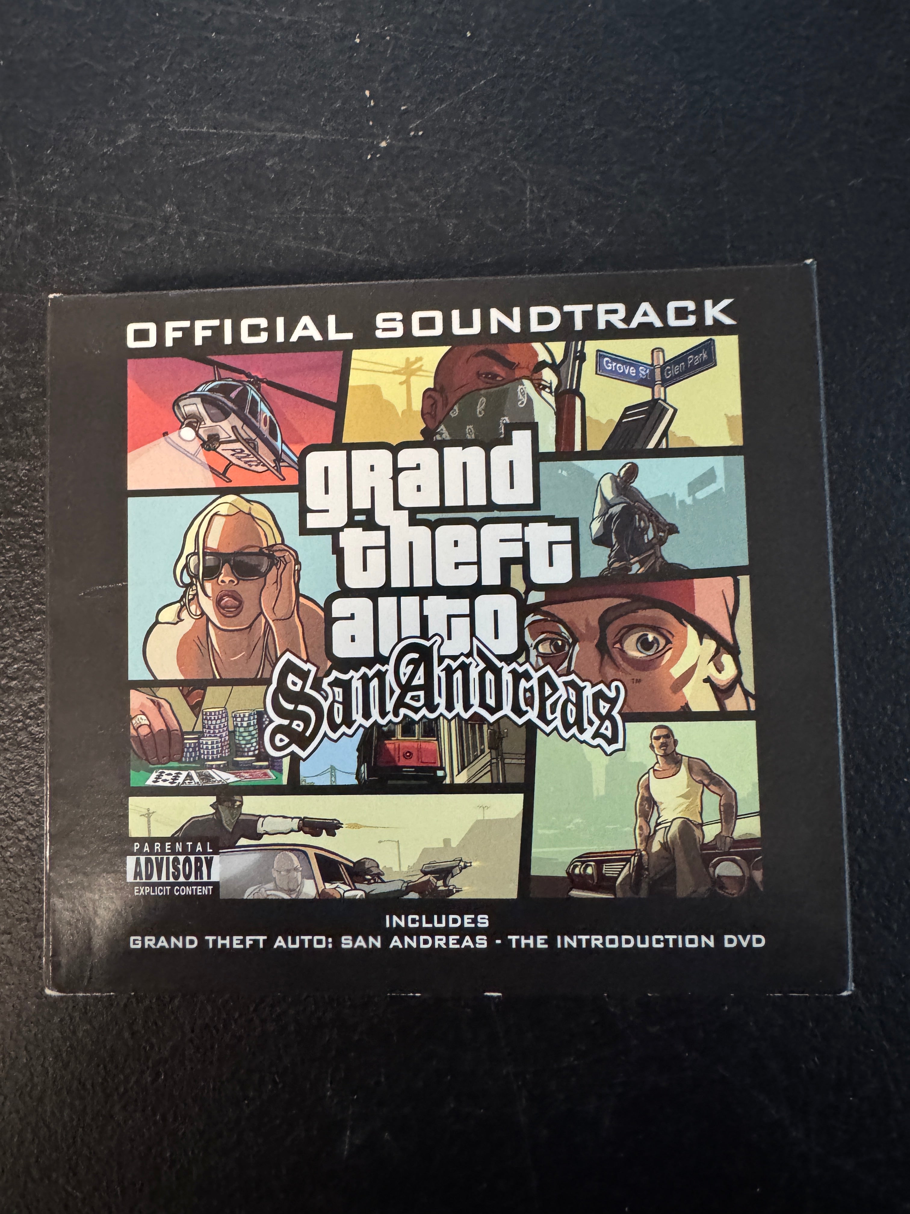Grand Theft Auto - San Andreas: Official Movie Soundtrack CD/DVD MD112 ...