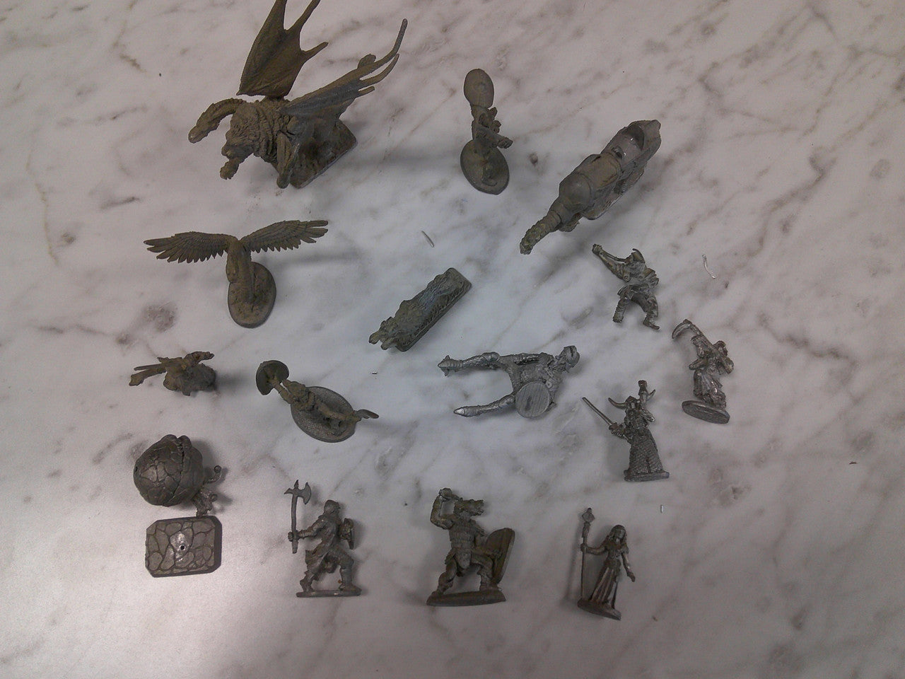 Vintage Ral Partha mini figures D&D 70s, 80s, 90s Dungeon & Dragon 21 ...