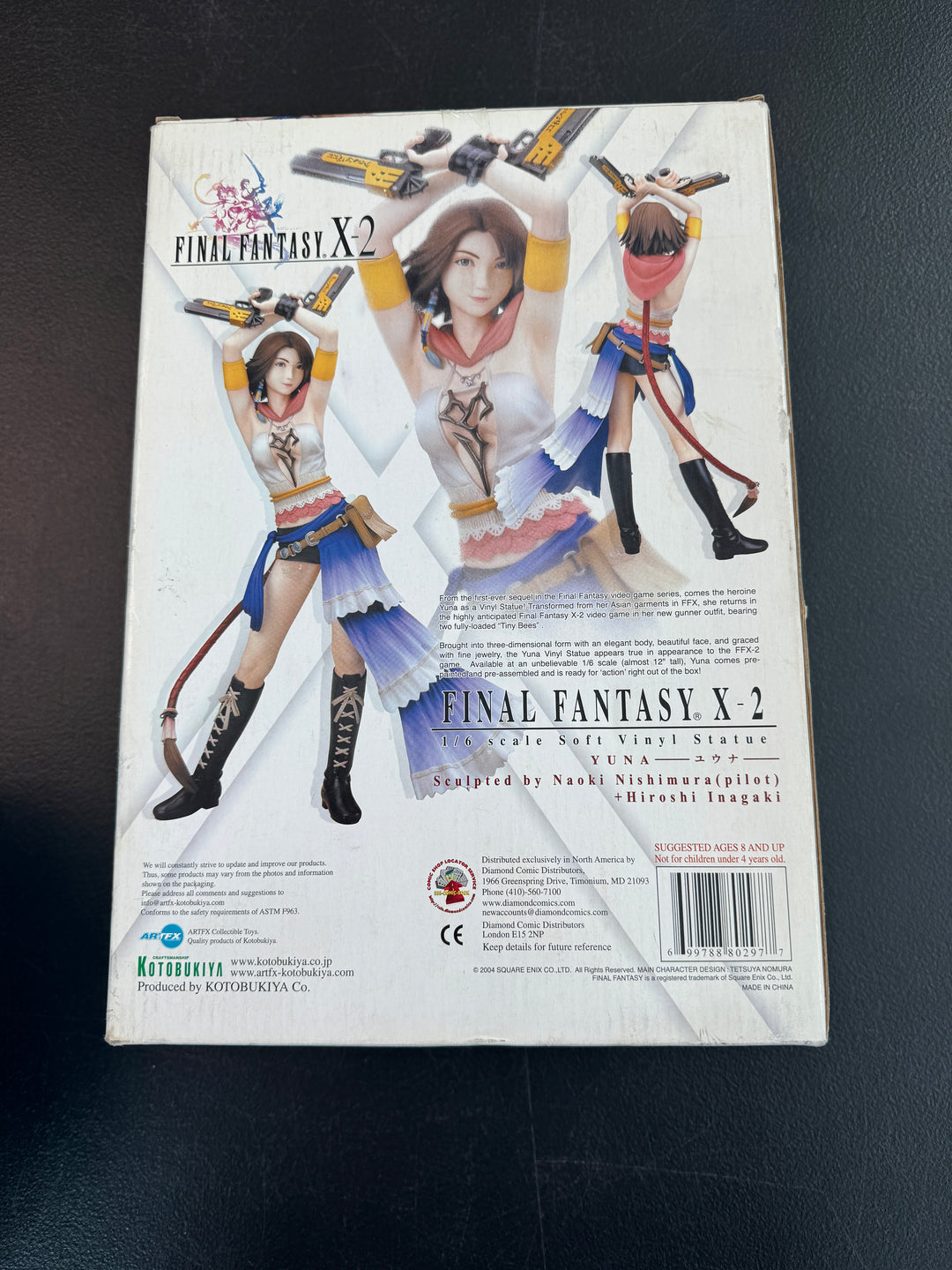 Final Fantasy X-2 1/6 scale Soft Vinyl Yuna Statue (Box Shows Wear) MD ...