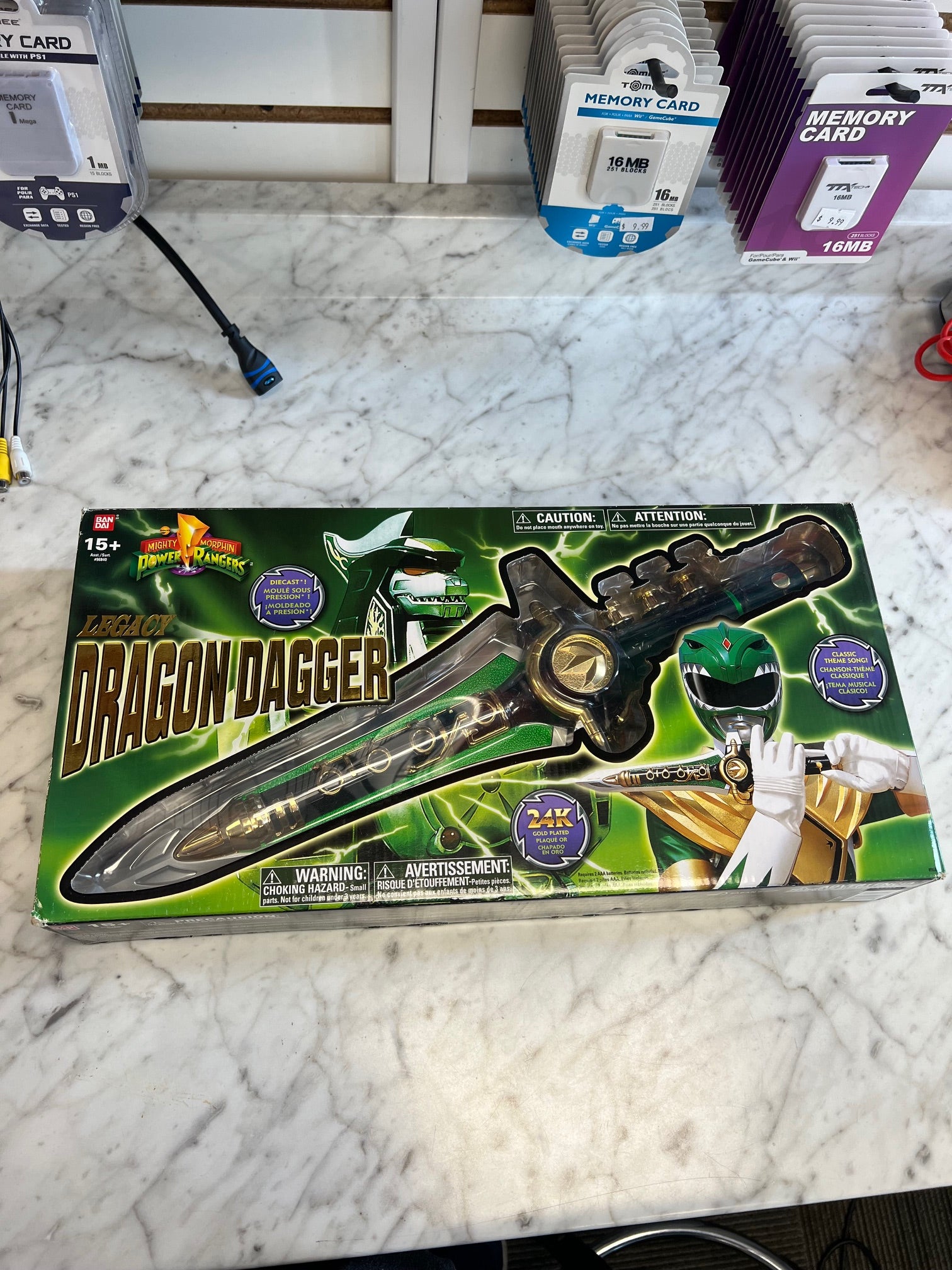 BANDAI Power Rangers LEGACY Mighty Morphin DRAGON DAGGER In Box UT5232 ...