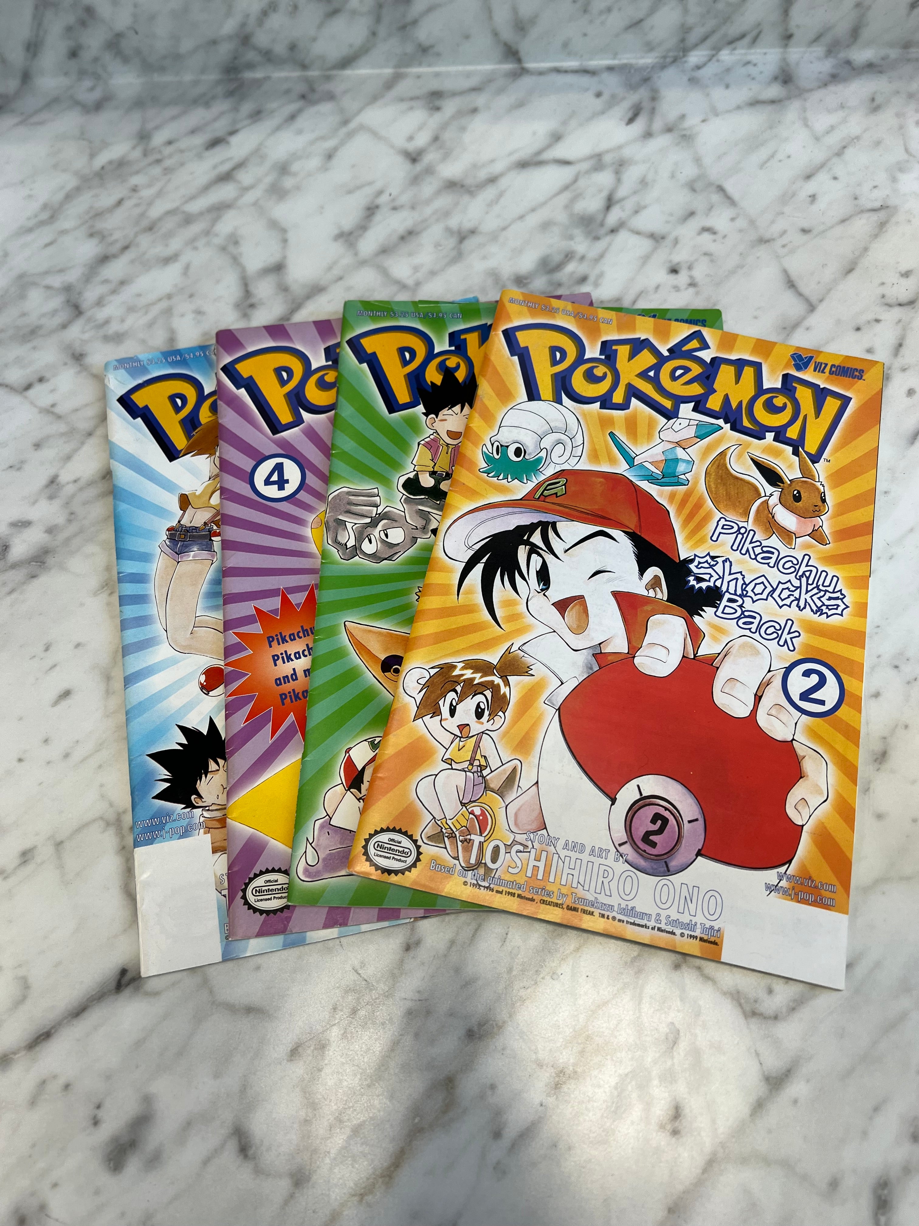 Lot of four (4) Vintage Pokemon Comic Books U102224 – Core Gaming