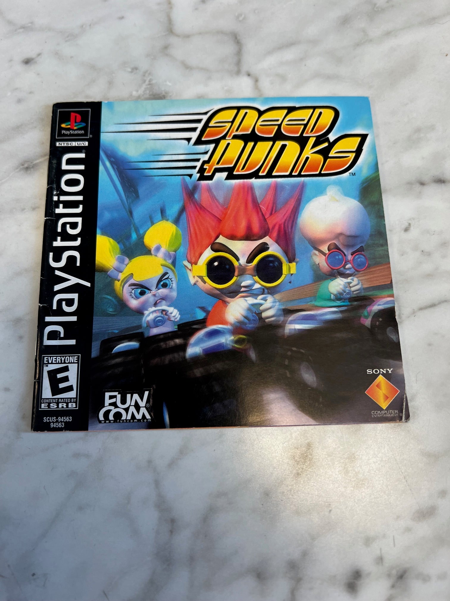 Speed Punks PS1 Playstation 1 Manual ONLY MO81525 – Core Gaming