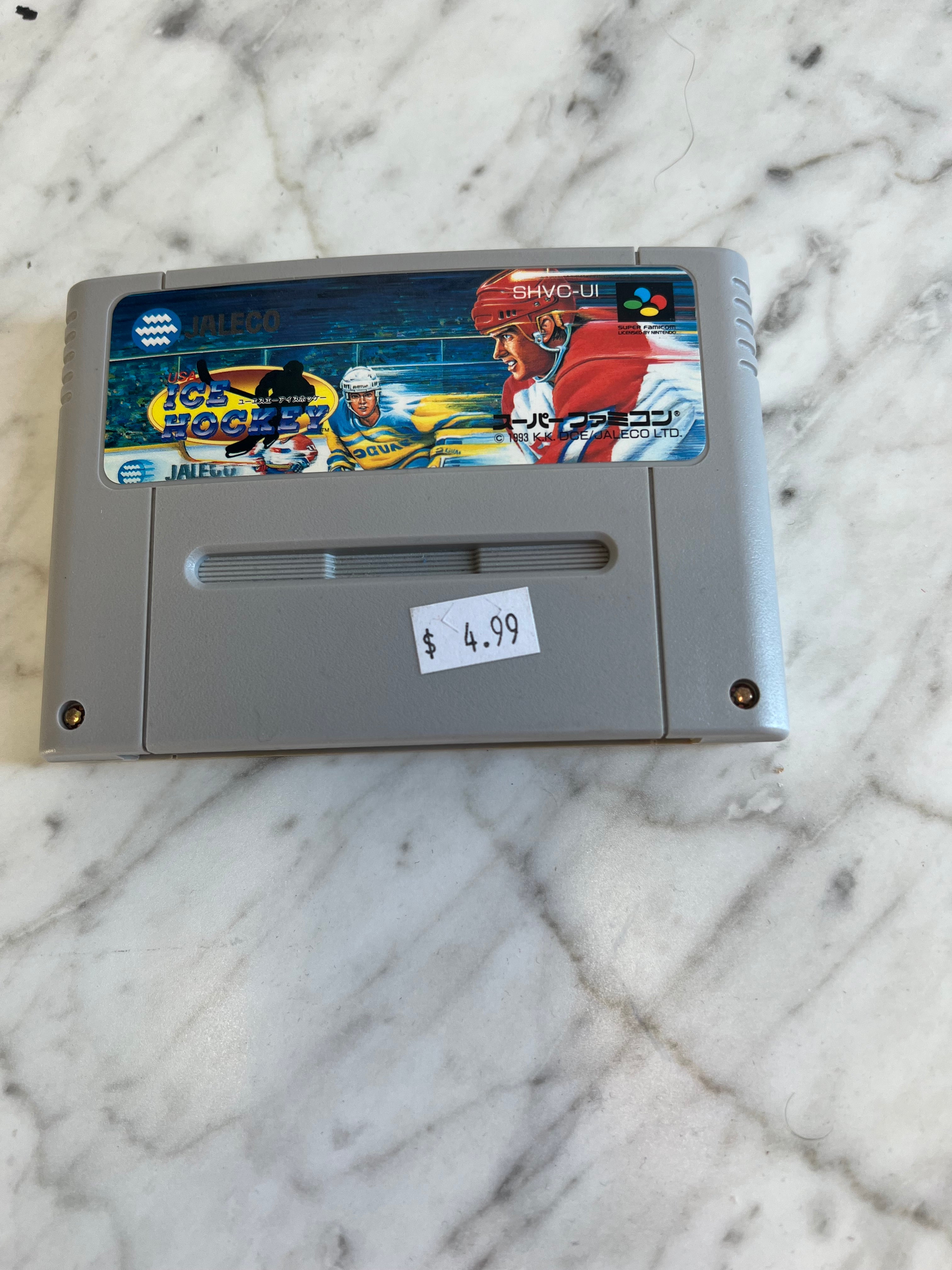 Ice Hockey for Super Famicom JP Import SHVC-UI IMP11524 – Core Gaming