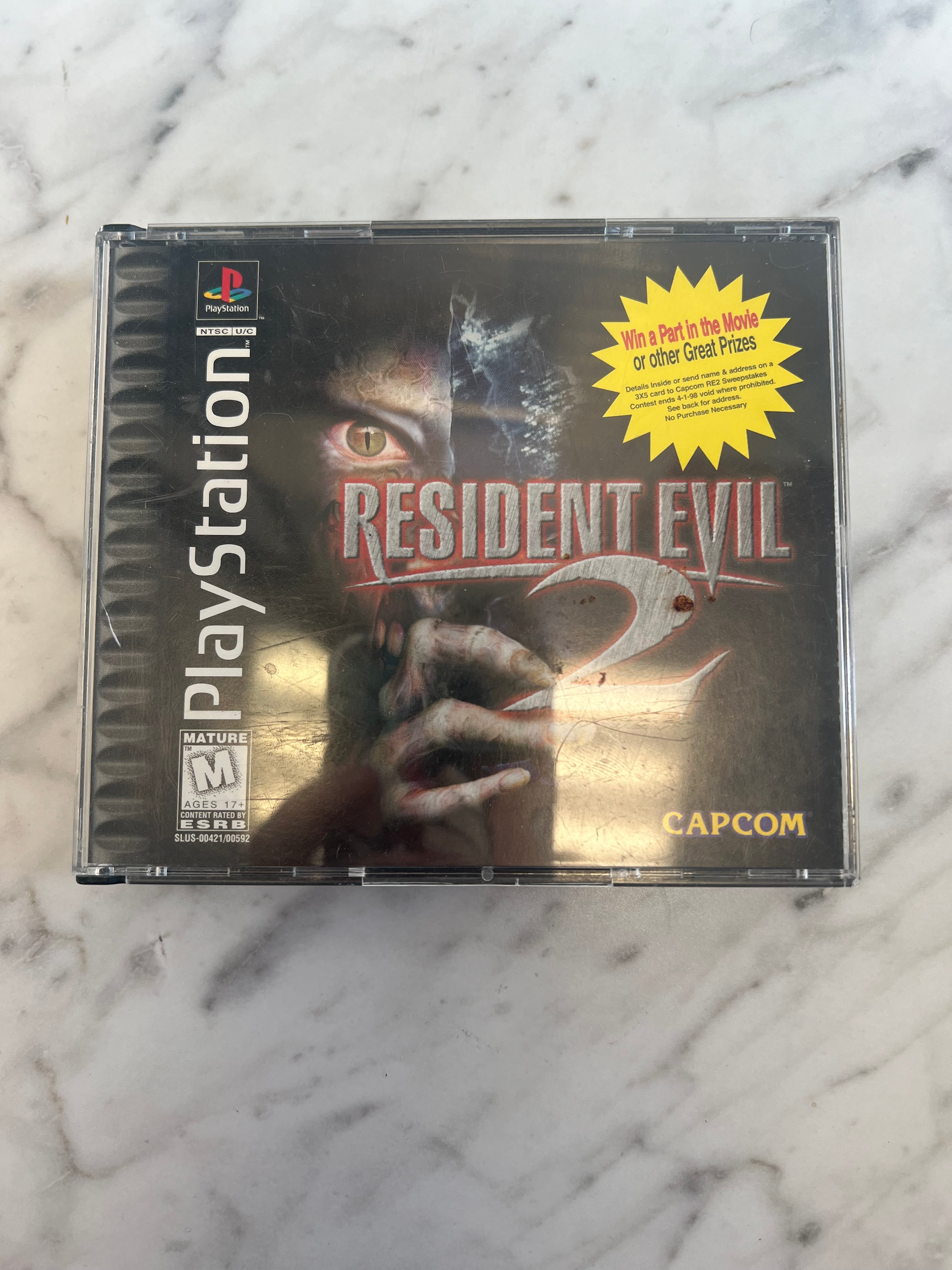 Resident Evil 2 PS1 Playstation 1 Case and Manual ONLY NO GAME CO11524 ...