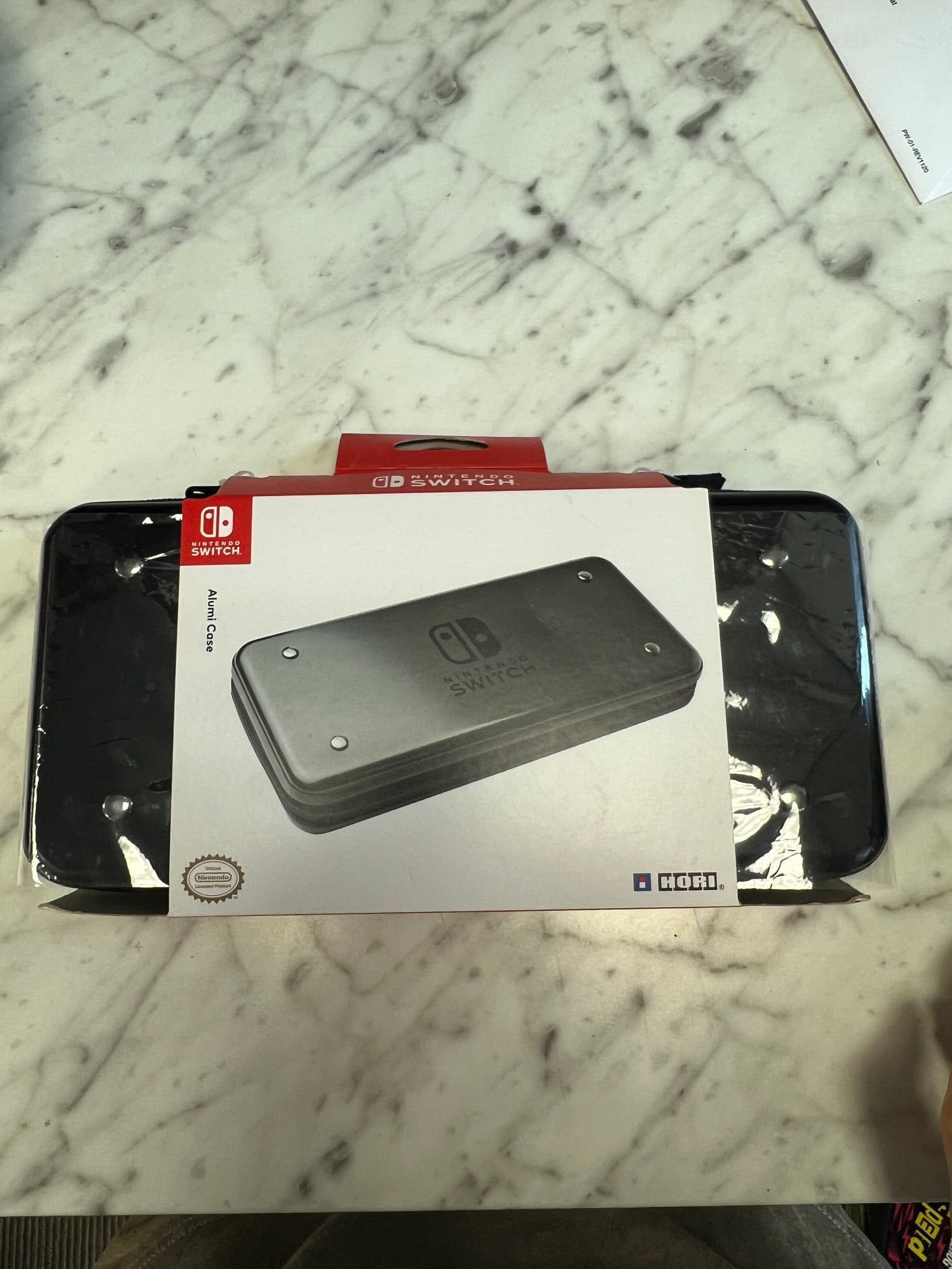 Official Hori Nintendo Switch Alumi Aluminum Carry Case Black C82025 ...