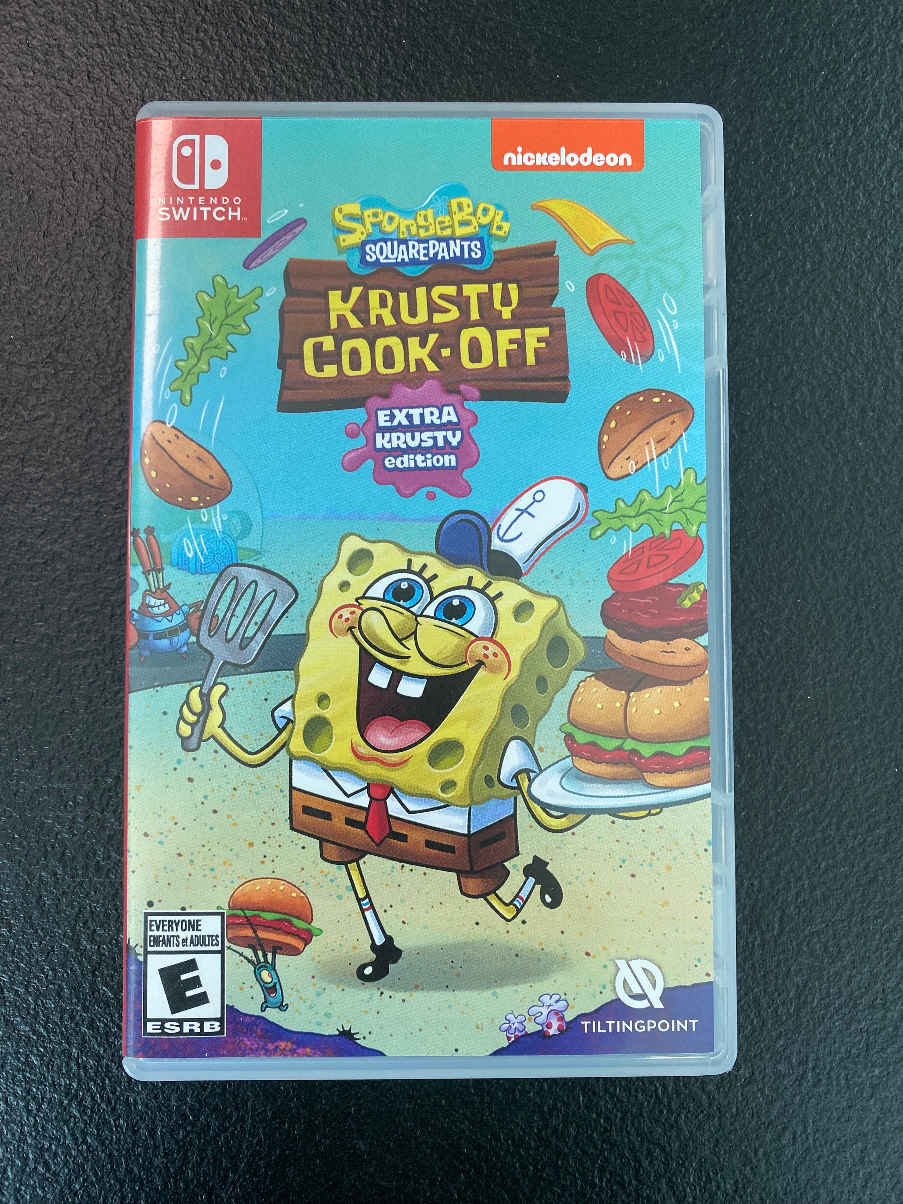 Spongebob: Krusty Cook-Off Extra Krusty Edition - Nintendo Switch C942 ...
