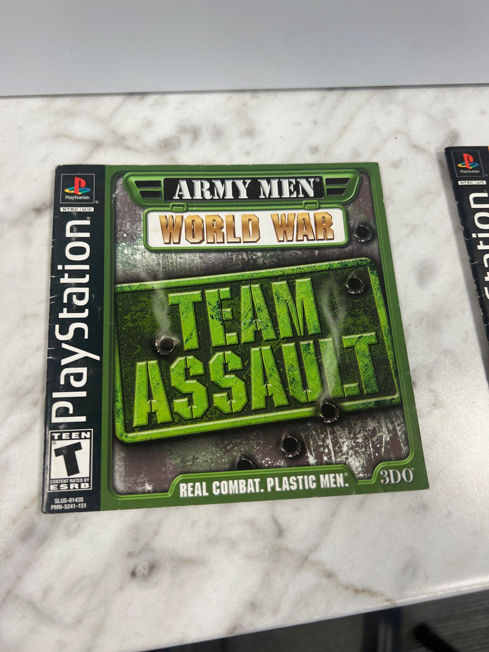 Army Men World War Team Assault PS1 Playstation 1 Manual only – Core Gaming