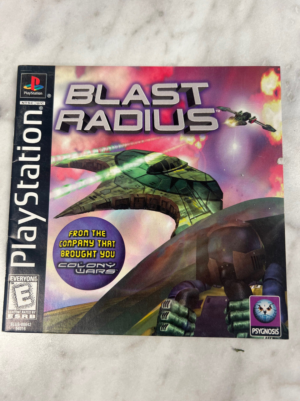 Blast Radius PS1 Playstation 1 Manual only – Core Gaming