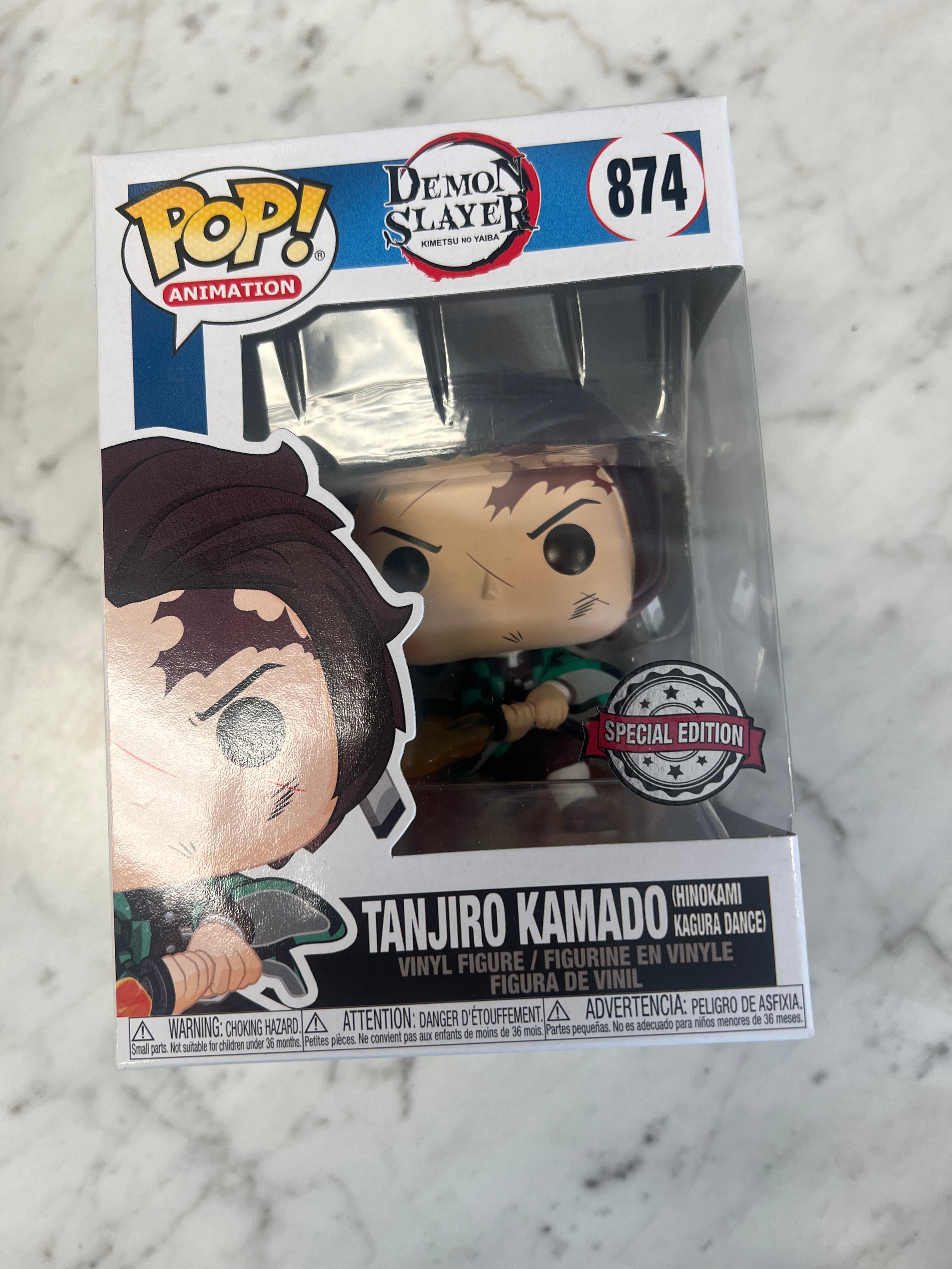 Funko Pop! Vinyl: Demon Slayer - Tanjiro Kamado (Hinokami Kagura Dance ...