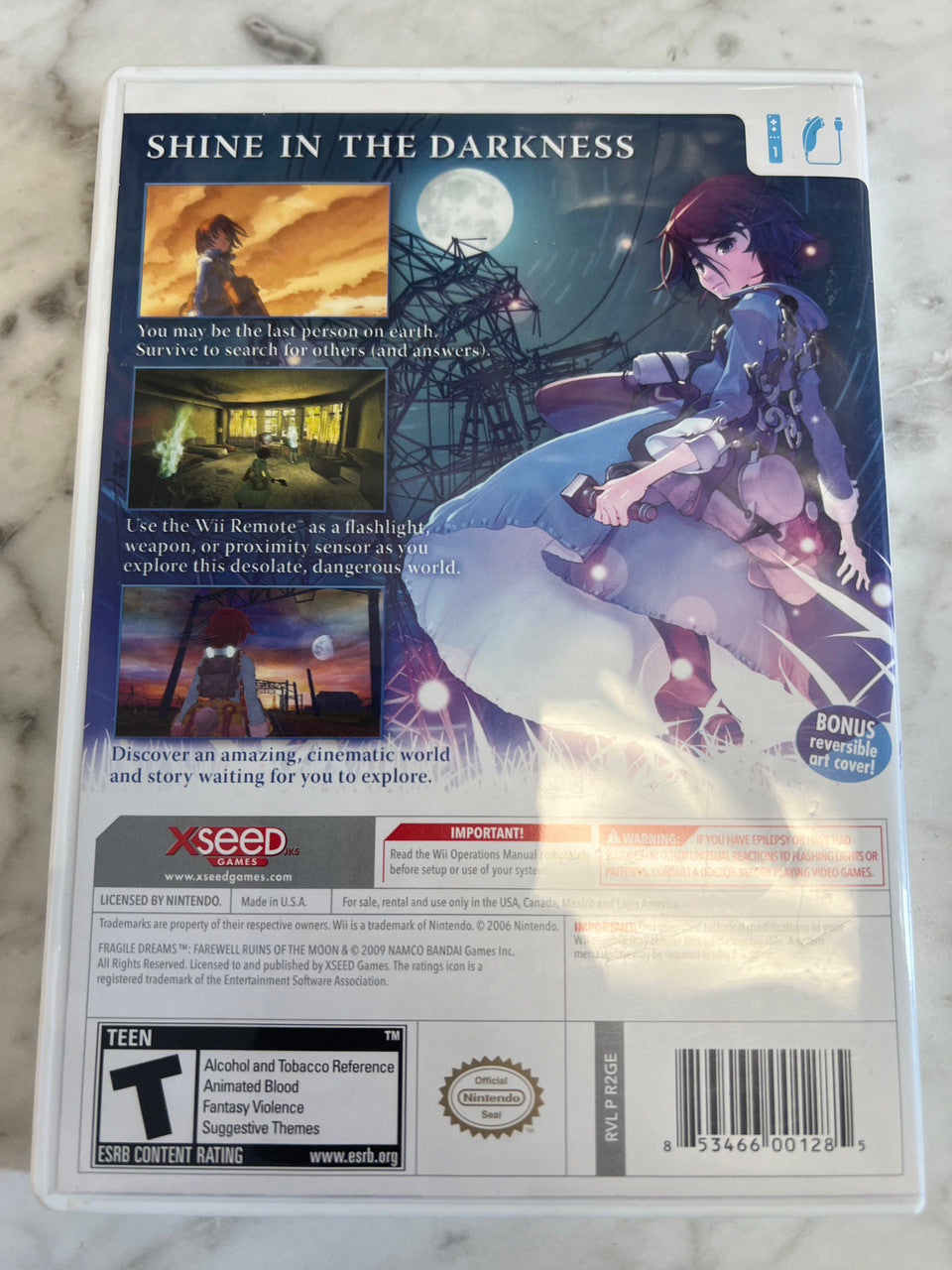 Fragile Dreams Nintendo Wii Case and manual only – Core Gaming