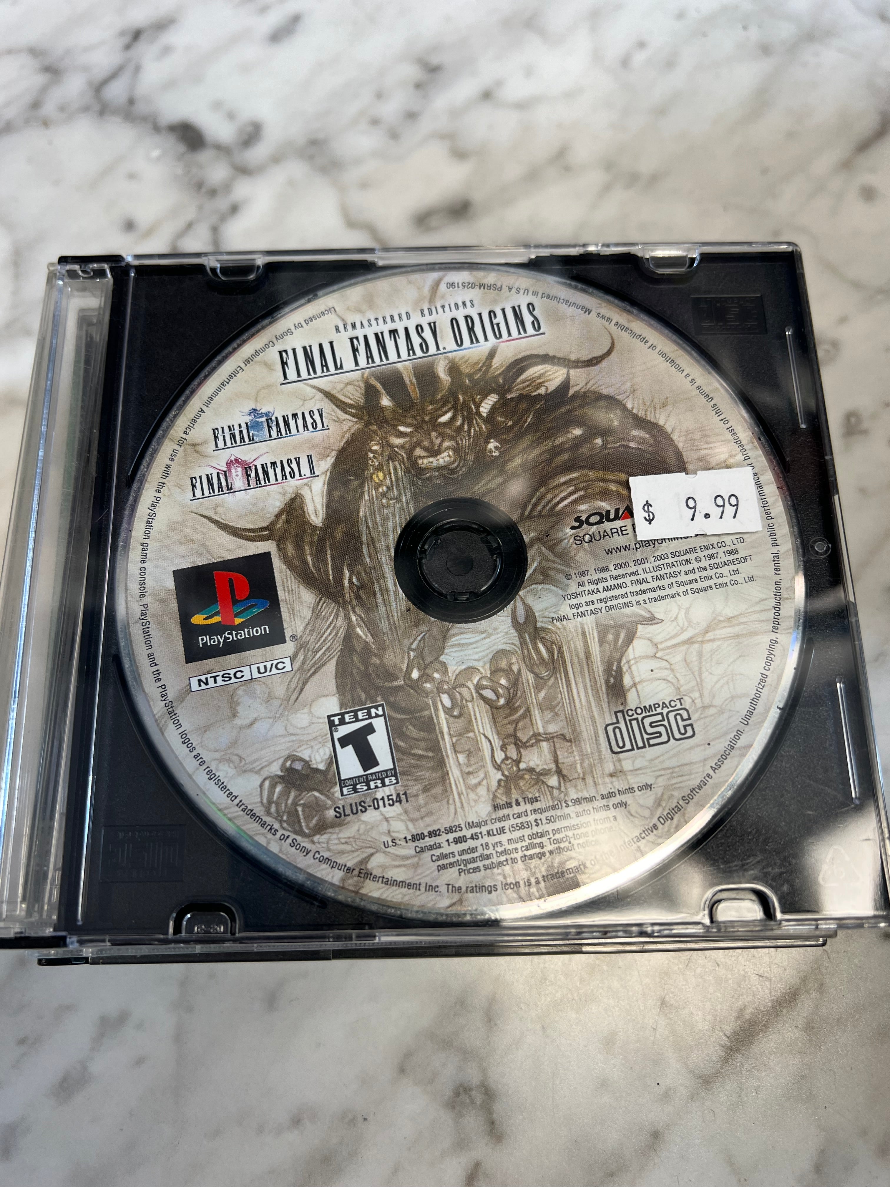 Final Fantasy Origins - PS1 D53025 – Core Gaming