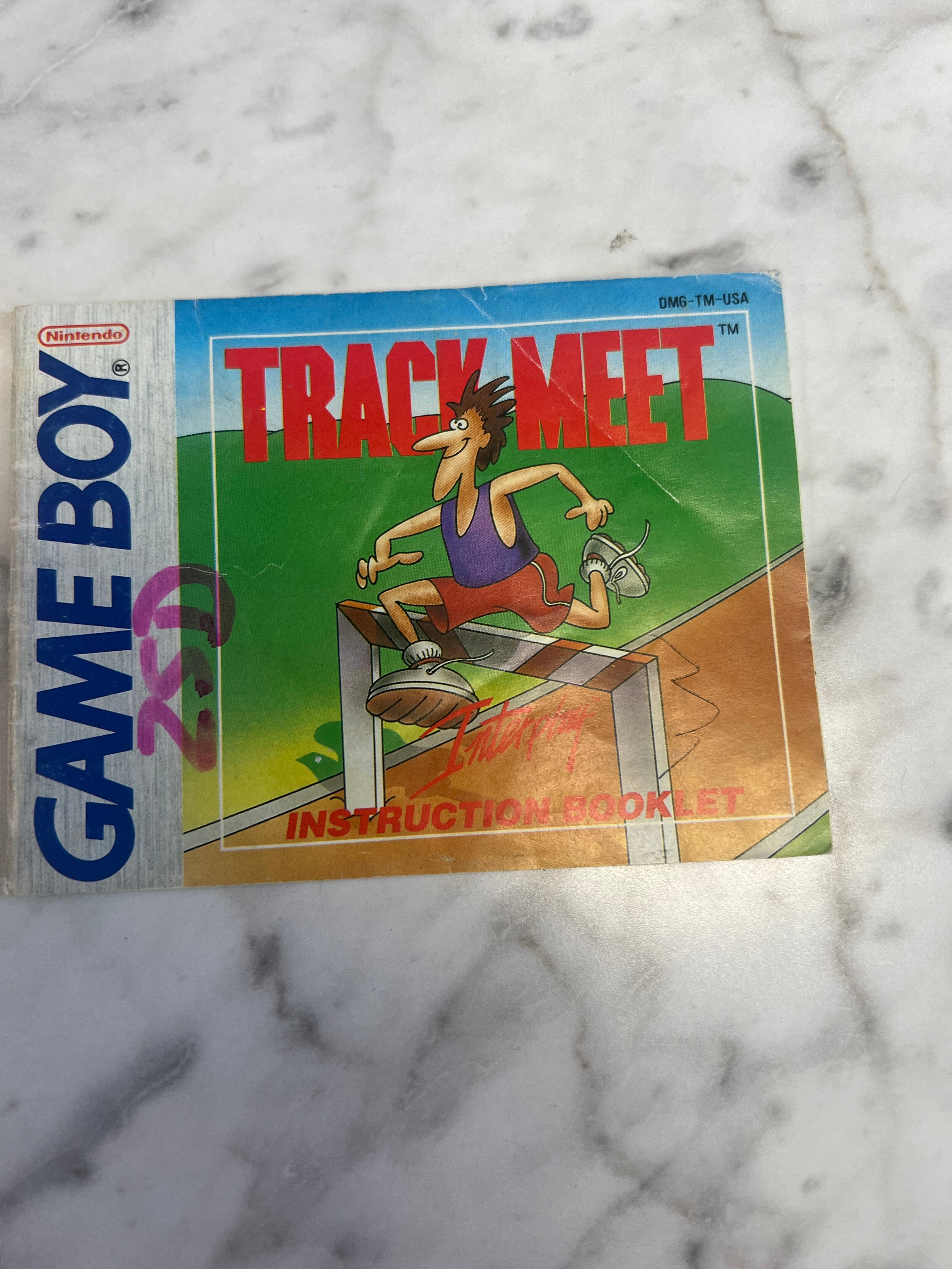 Track Meet Gameboy Manual only – Core Gaming