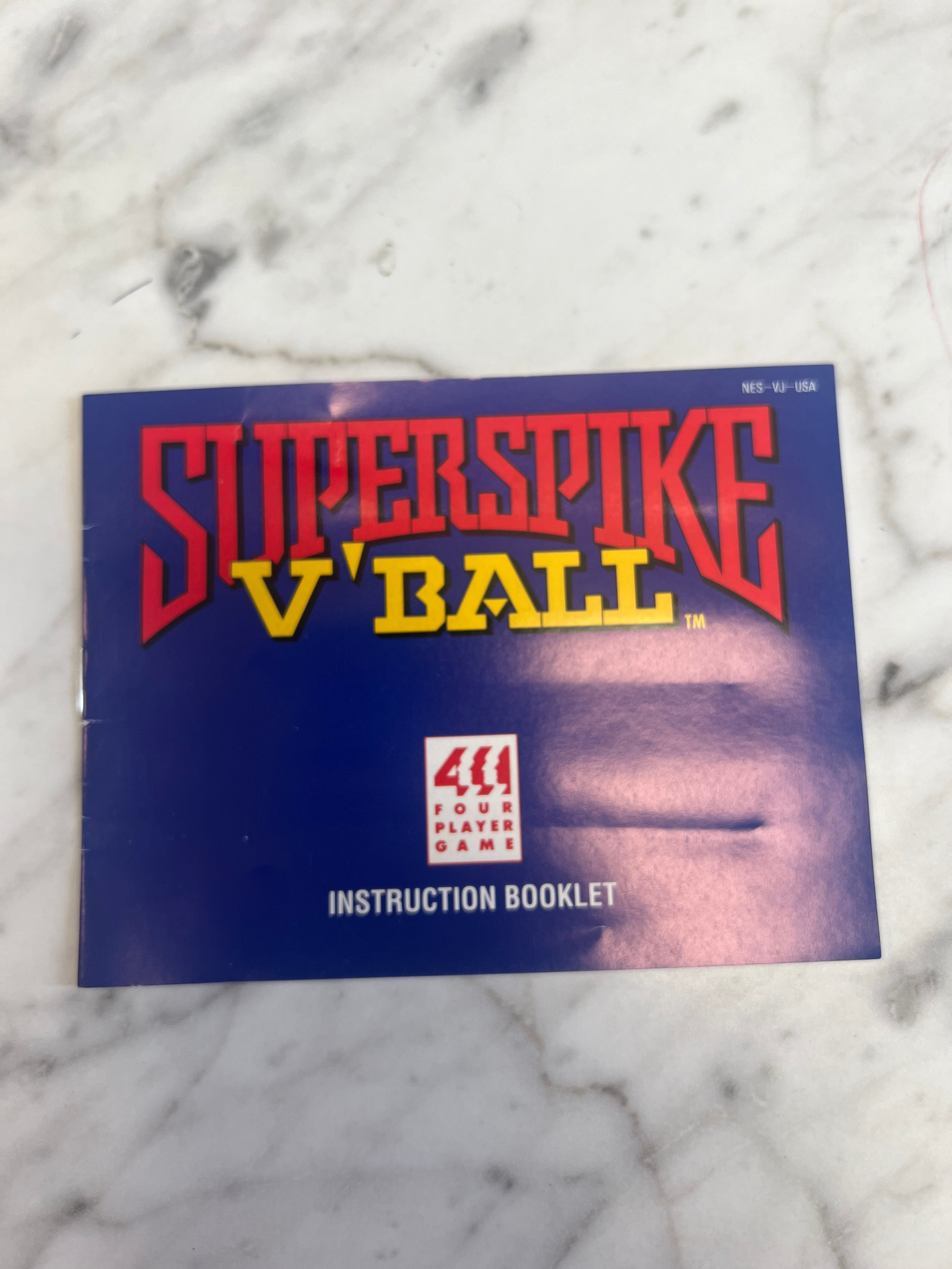 Superspike V-Ball NES Nintendo Entertainment System Manual Only – Core ...