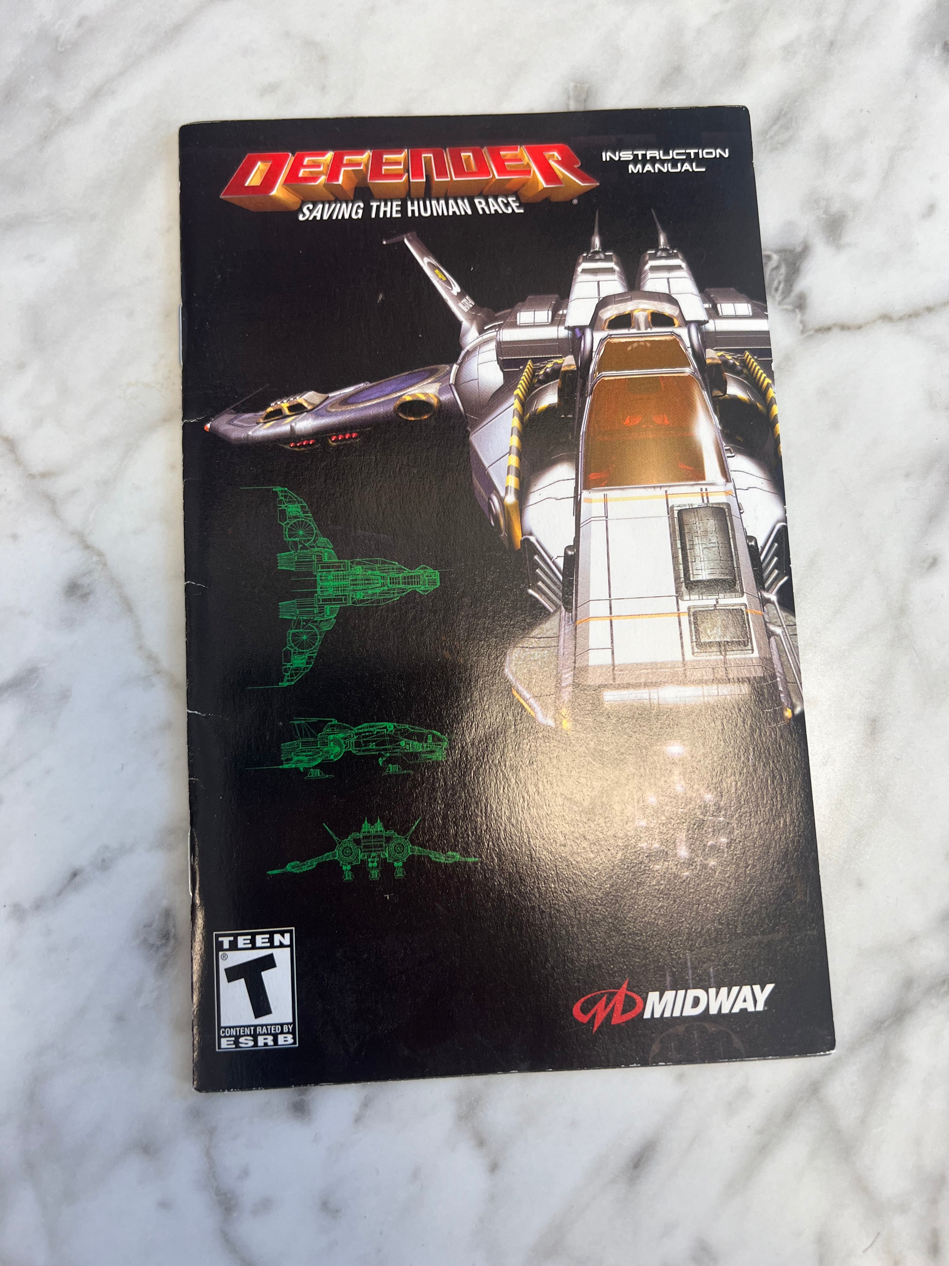 Defender for PS2 Playstation 2 MANUAL ONLY MO112024 – Core Gaming