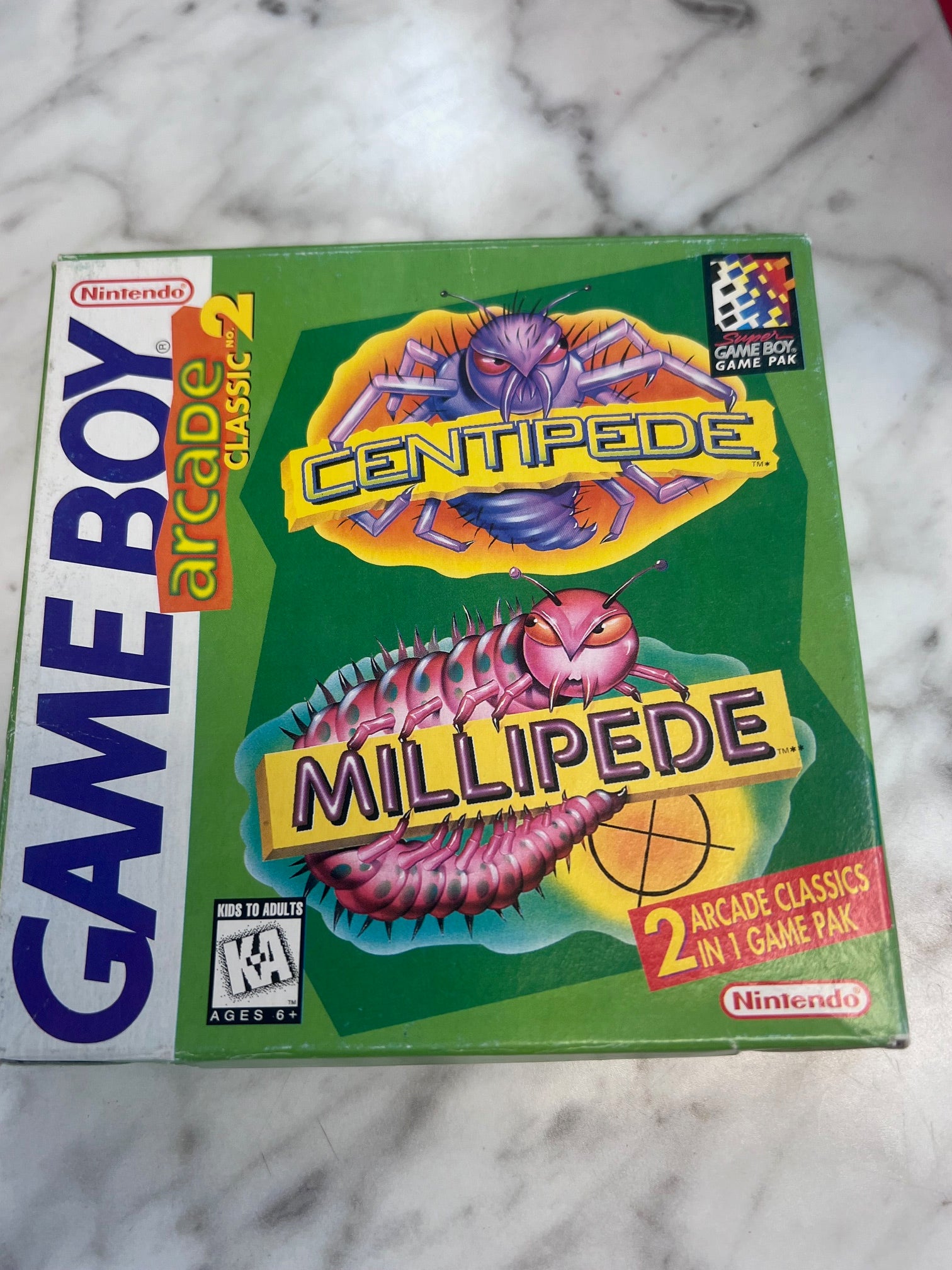 Arcade Classic 2 Centipede Millipede - Game Boy G9925 – Core Gaming