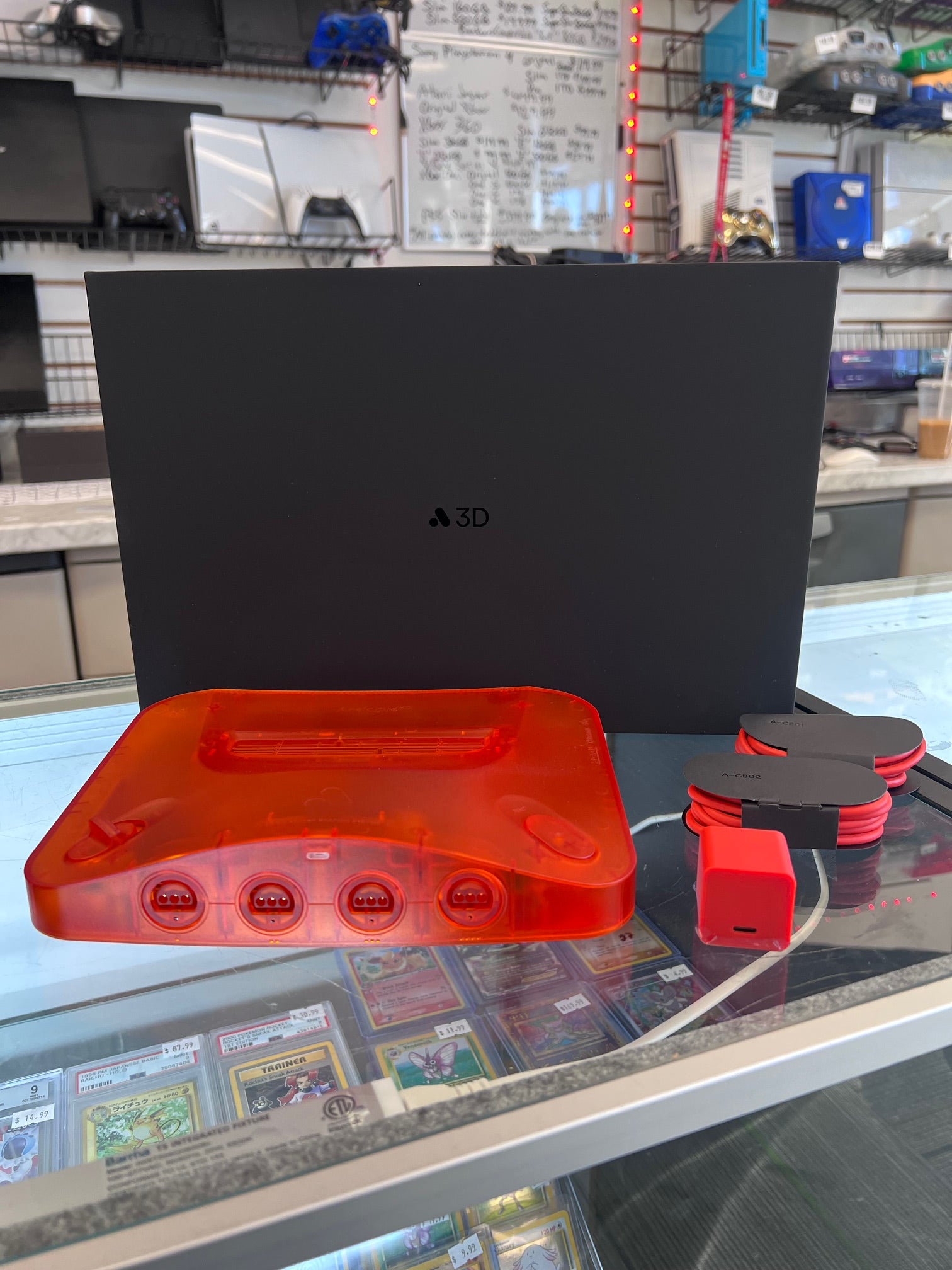 Analogue 3D Console - Fire Red New, unused – Core Gaming