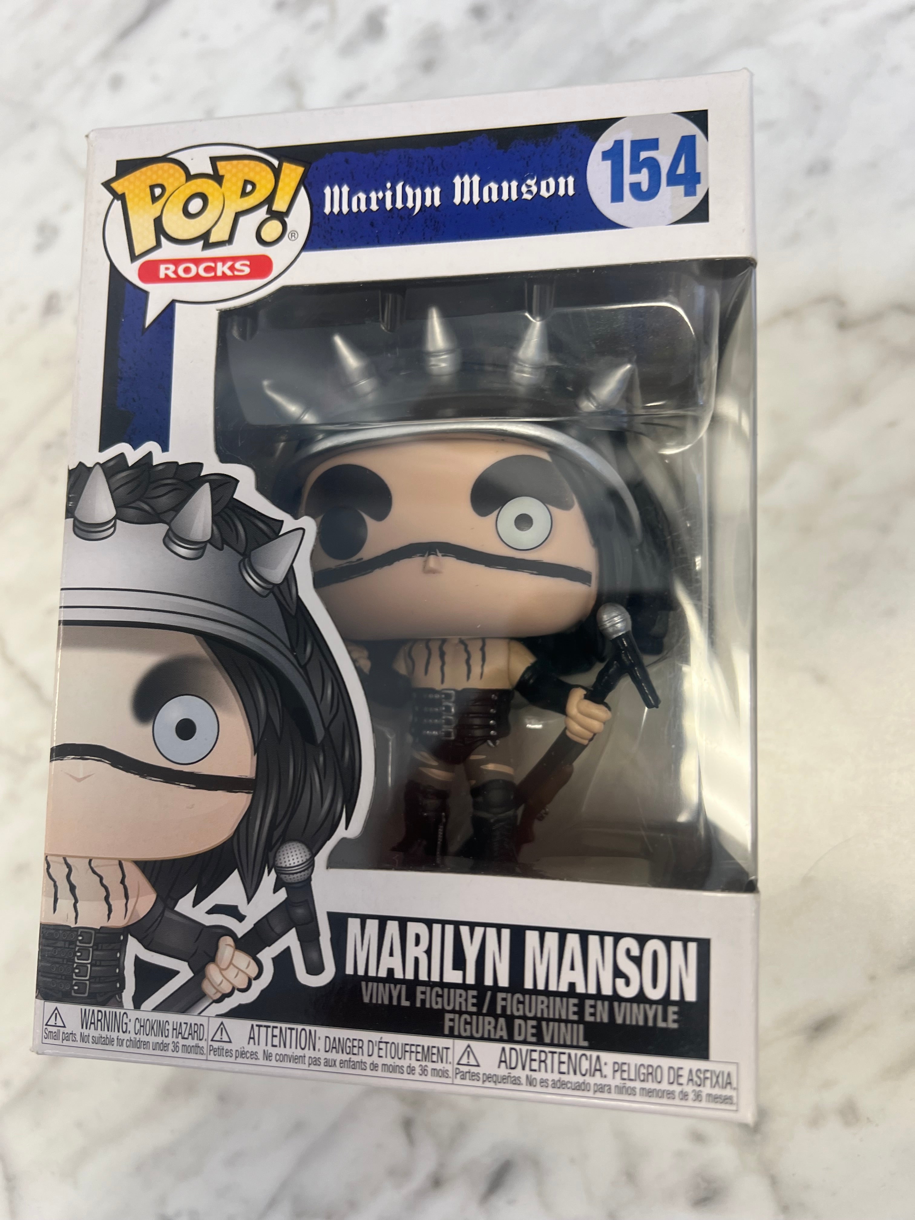Funko Pop Rocks Marilyn Manson Vinyl Figure #154 FP82924 – Core Gaming