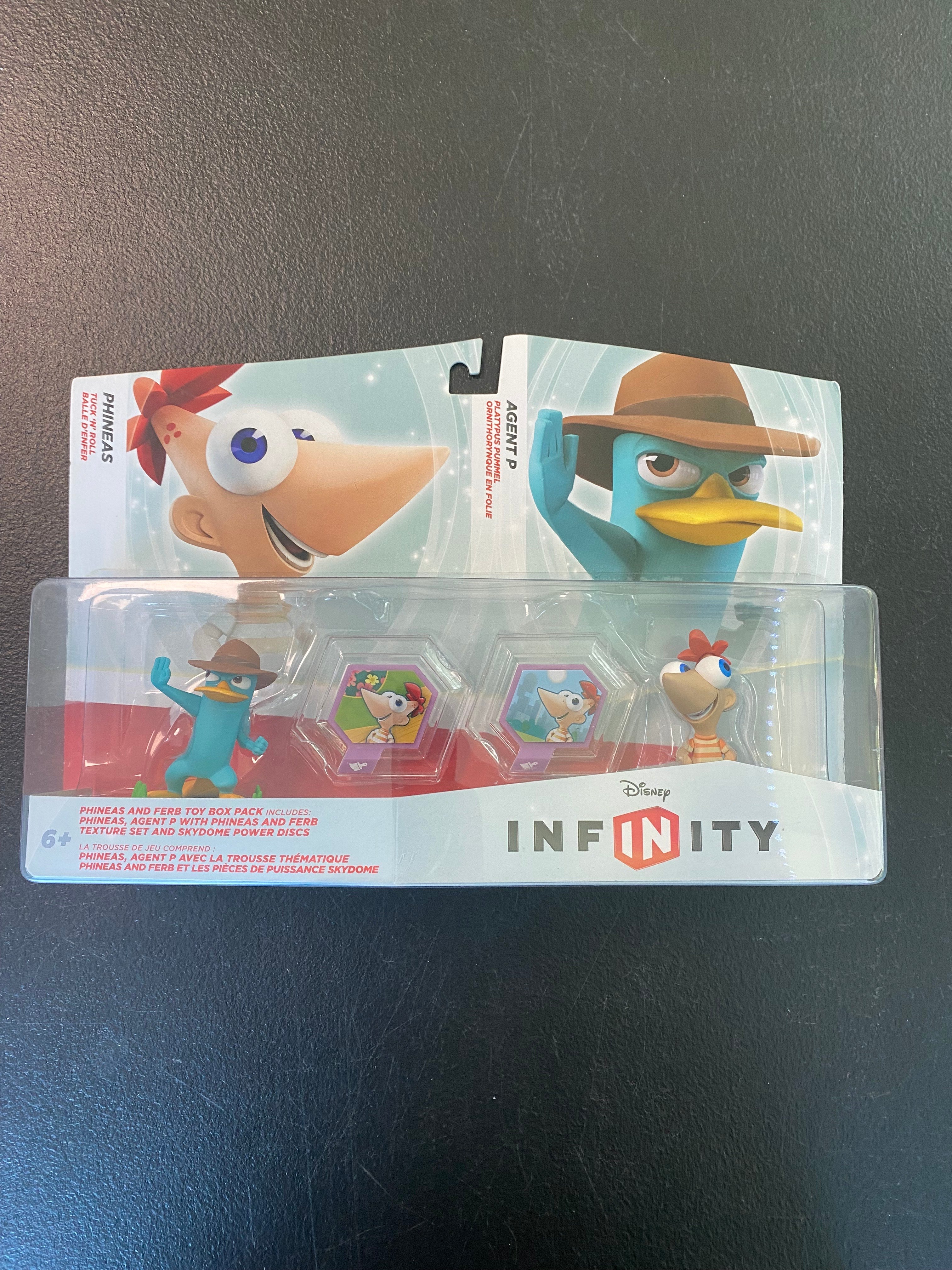Phineas and Ferb Toy Box Pack Disney Infinity Figures NEW SKY92225 ...