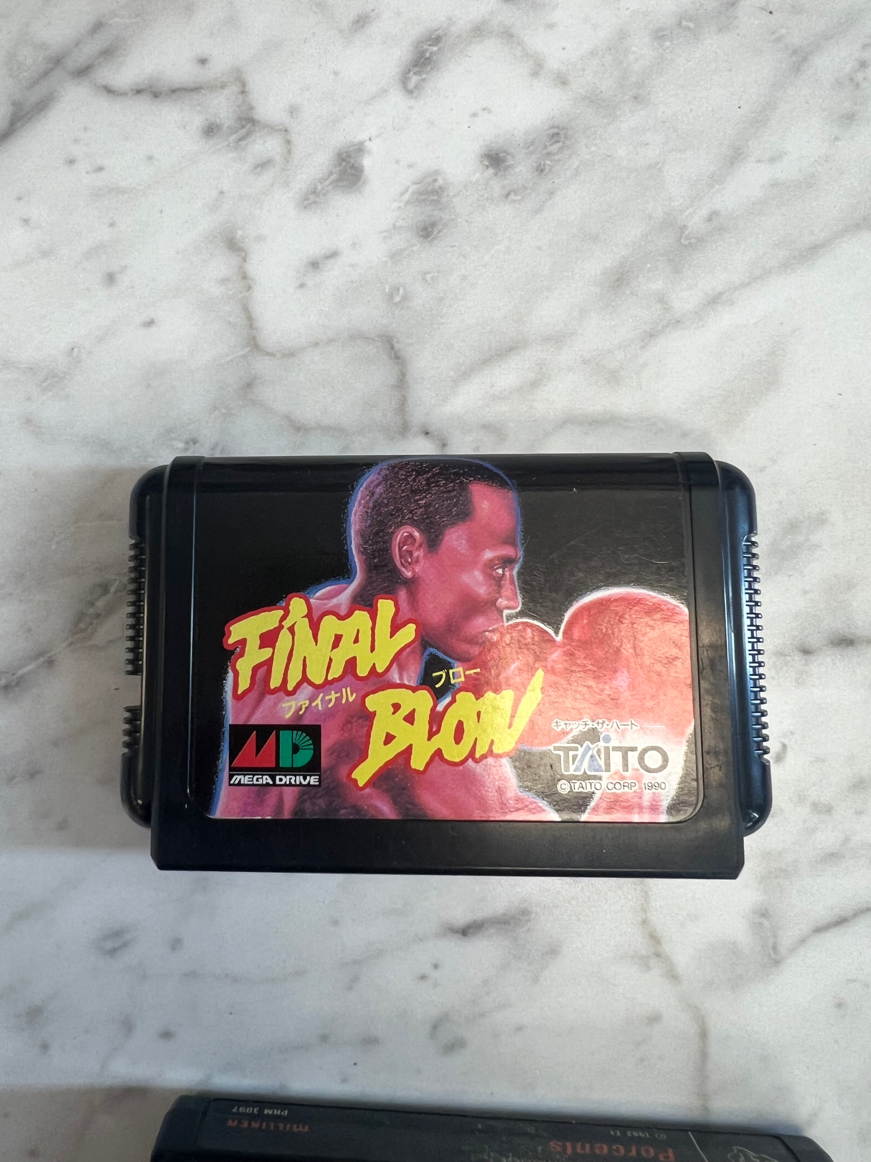 Final Blow for Sega Mega Drive JP SMD Cart Only DU9124 – Core Gaming