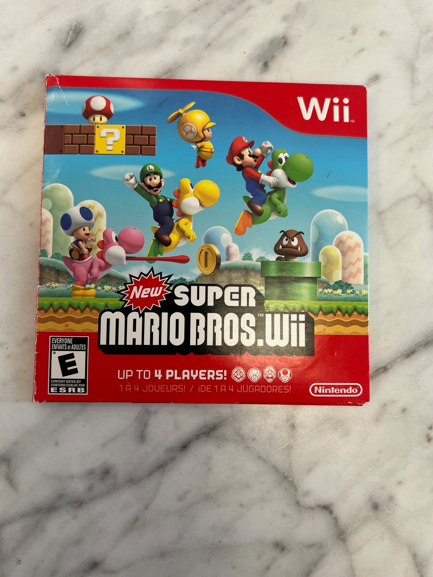 New Super Mario Bros Wii Disc/Sleeve Version for Nintendo Wii D12124 ...