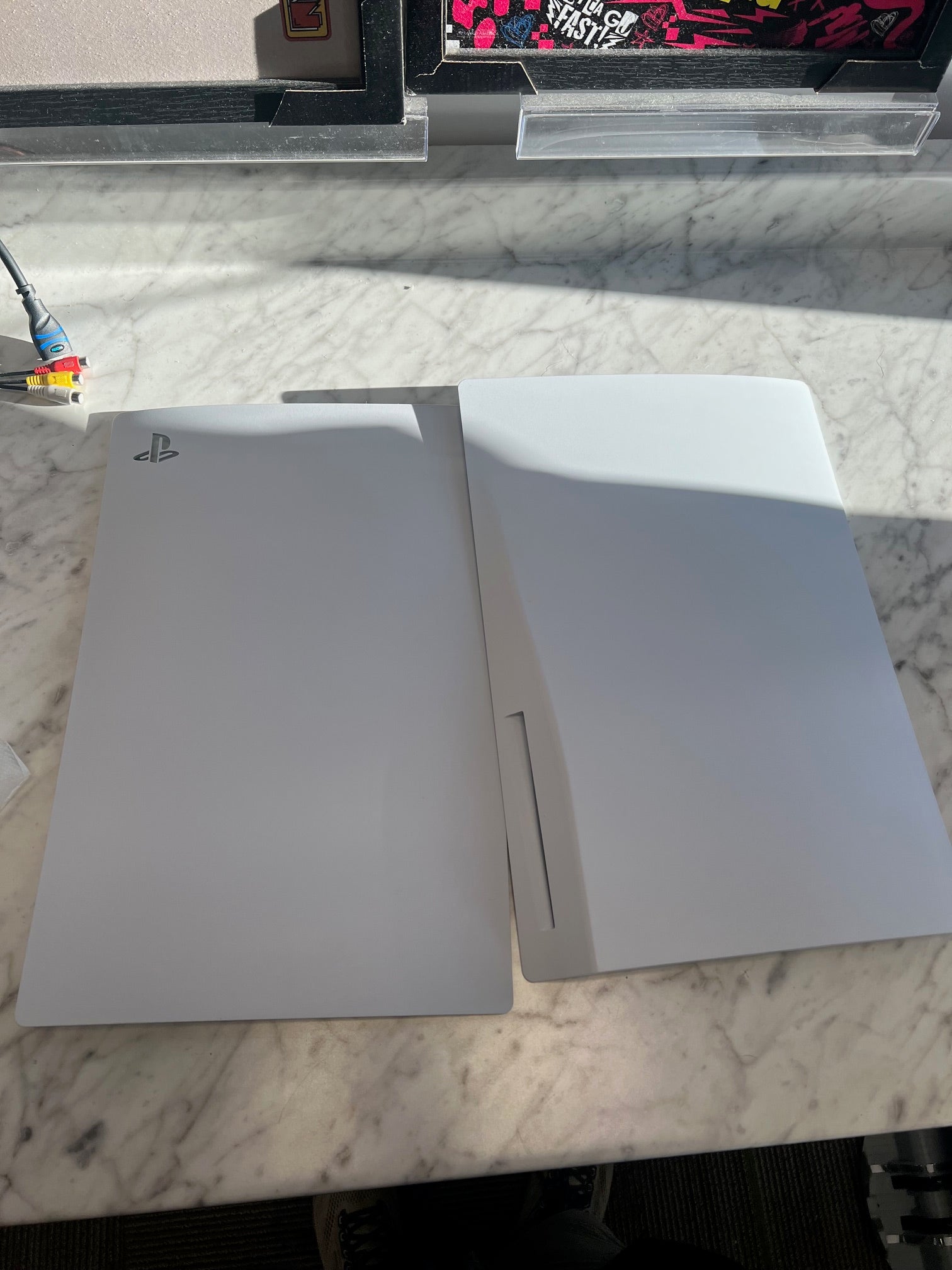 OEM White PS5 Playstation 5 Cover Plates (Stock Color) Original Model ...