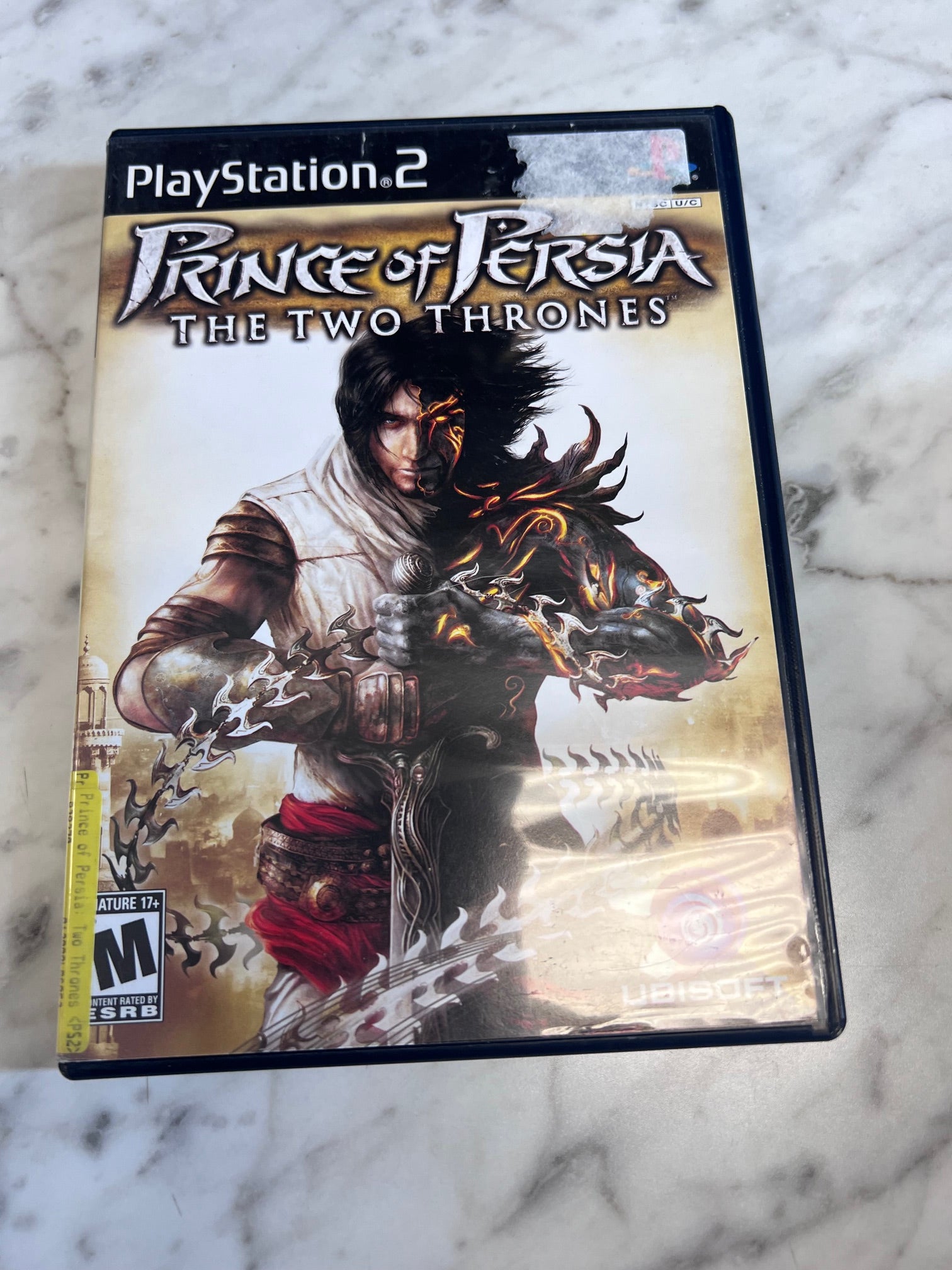 Prince of Persia Two Thrones PS2 Playstation 2 Case and Manual ONLY CO ...