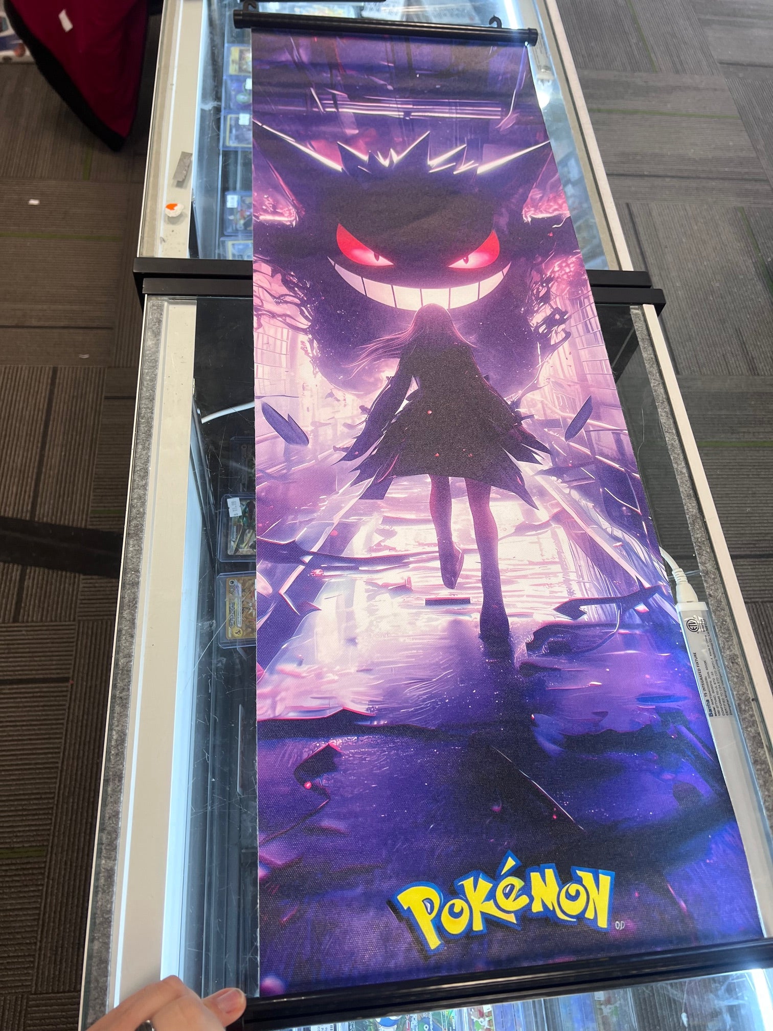 Wall Scroll - Pokemon Gengar 12x36" w/ Hanger New – Core Gaming