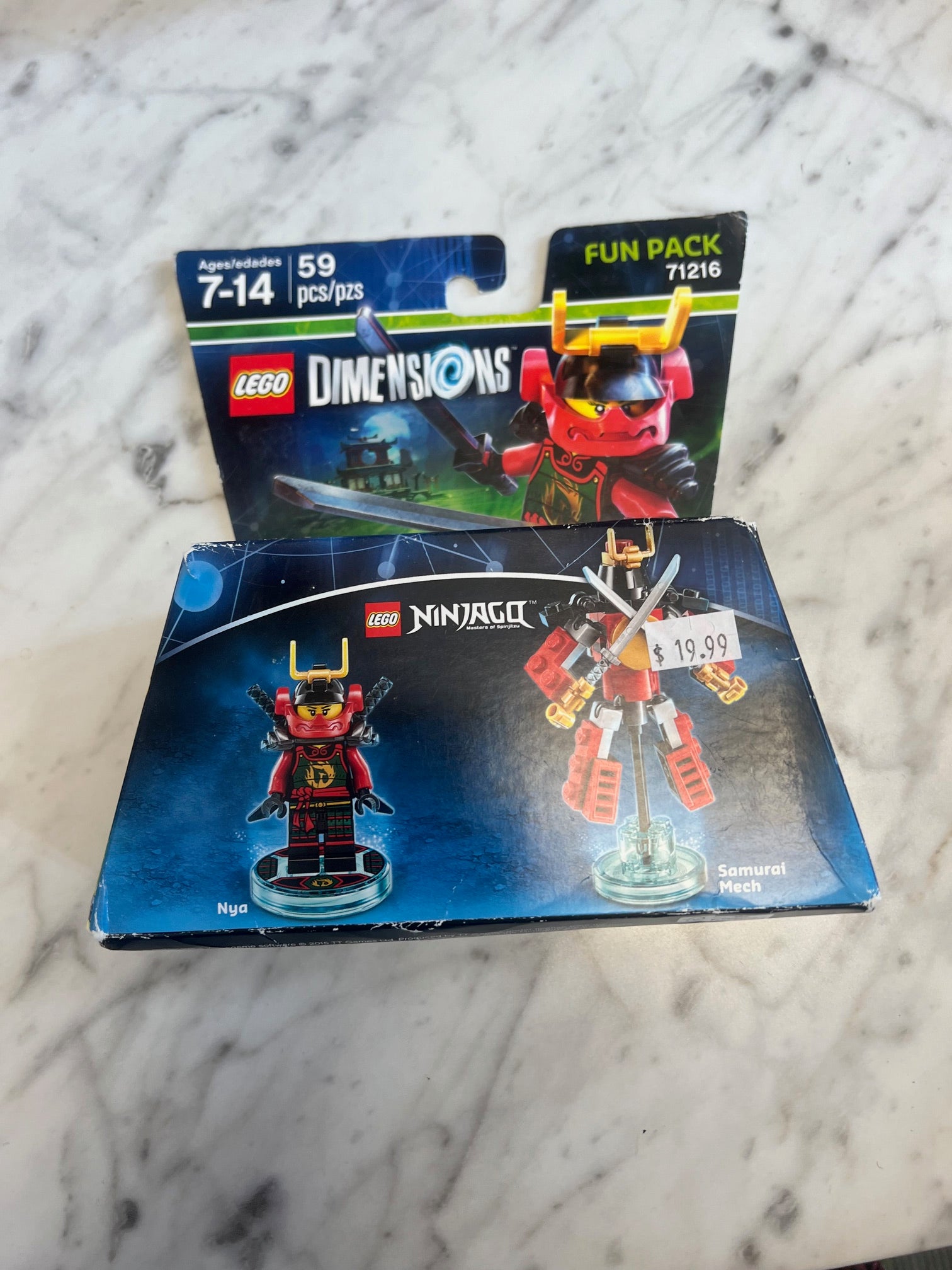LEGO DIMENSIONS - NINJAGO - Nya & Samurai Mech Fun Pack (71216) Factor ...
