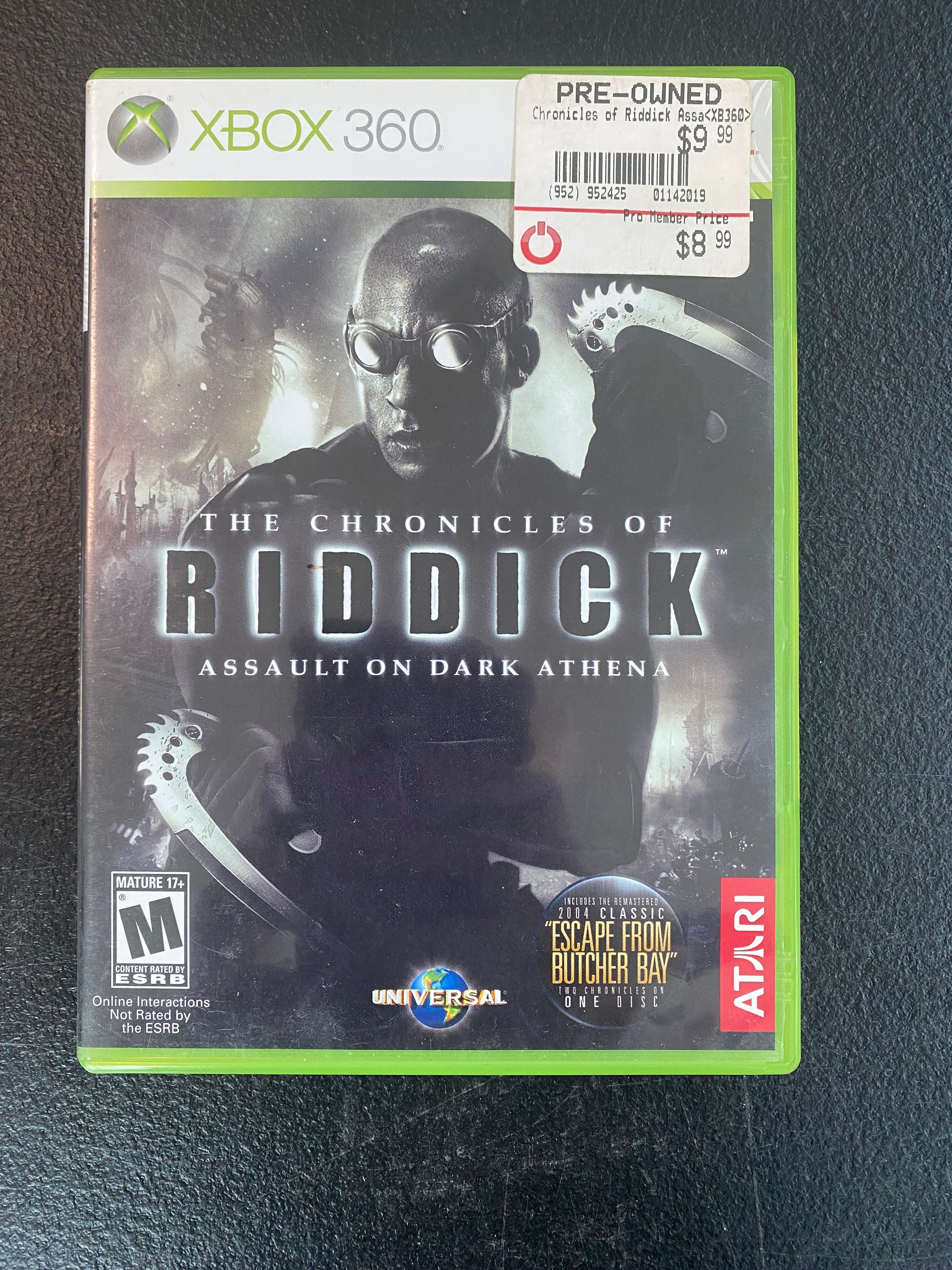 Chronicles of Riddick: Assault on Dark Athena - Xbox 360 – Core Gaming