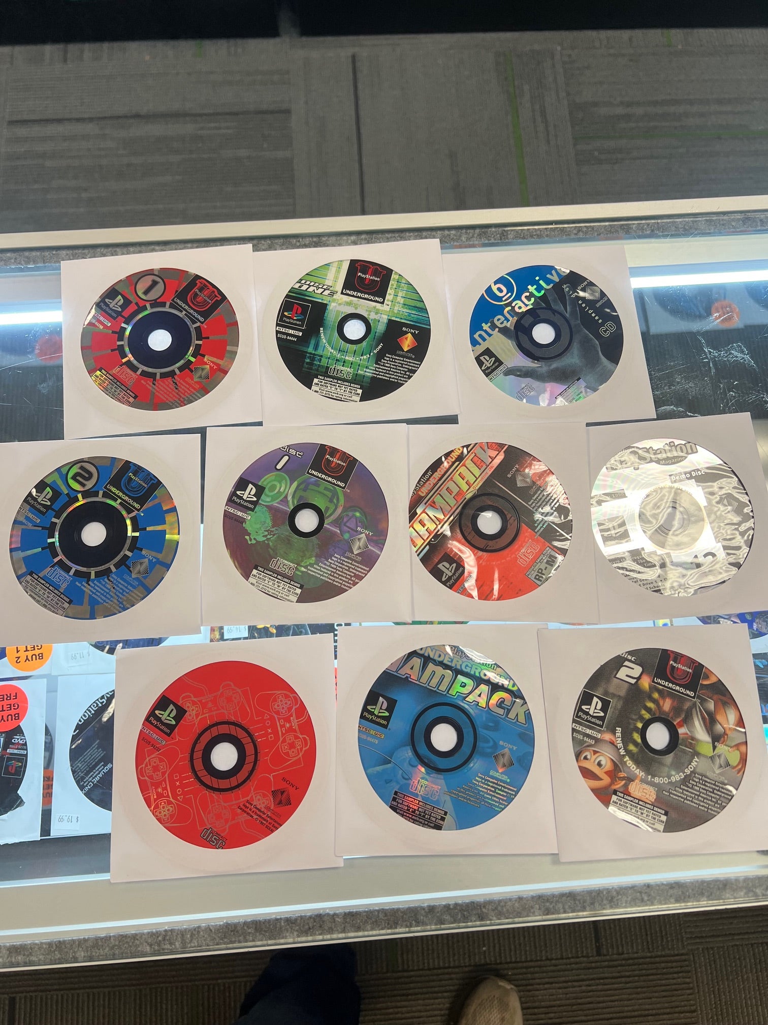 Lot of 10 Playstation demo discs PS1 all resurfaced – Core Gaming