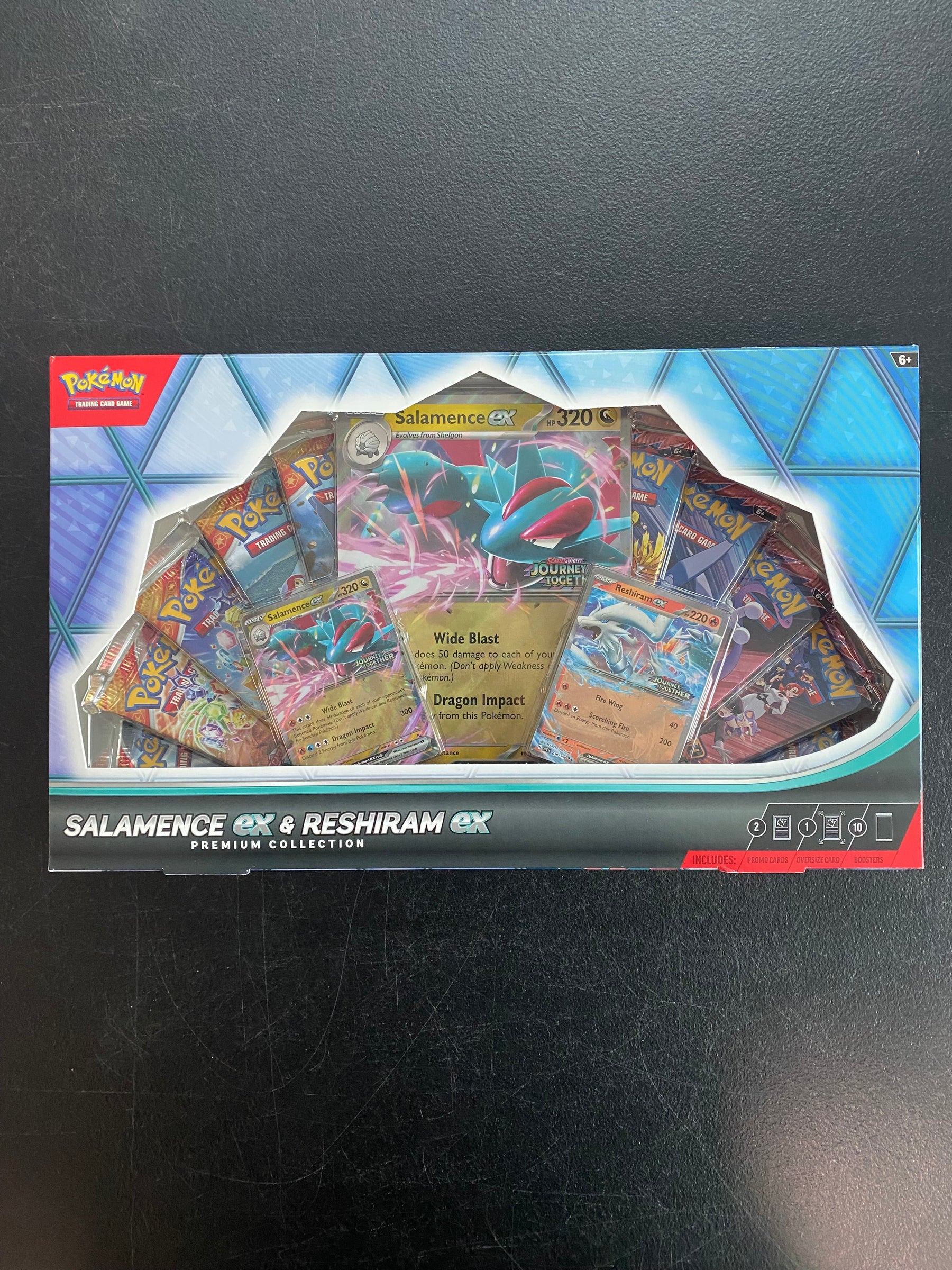 Pokemon TCG Salamence ex & Reshiram ex Premium Collection Box (Availab ...