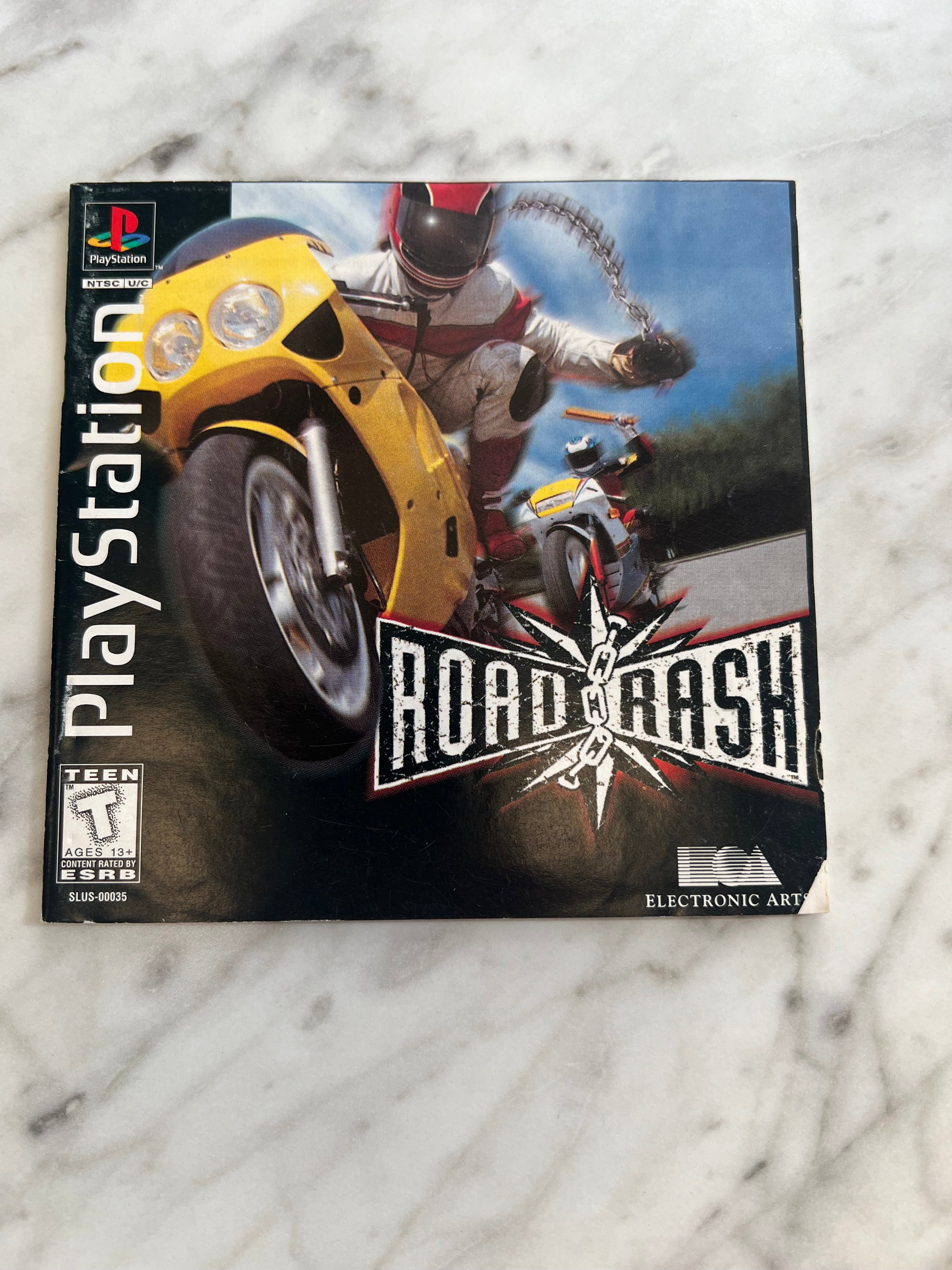 Road Rash for Playstation 1 PS1 Manual ONLY No Game MP91124 – Core Gaming