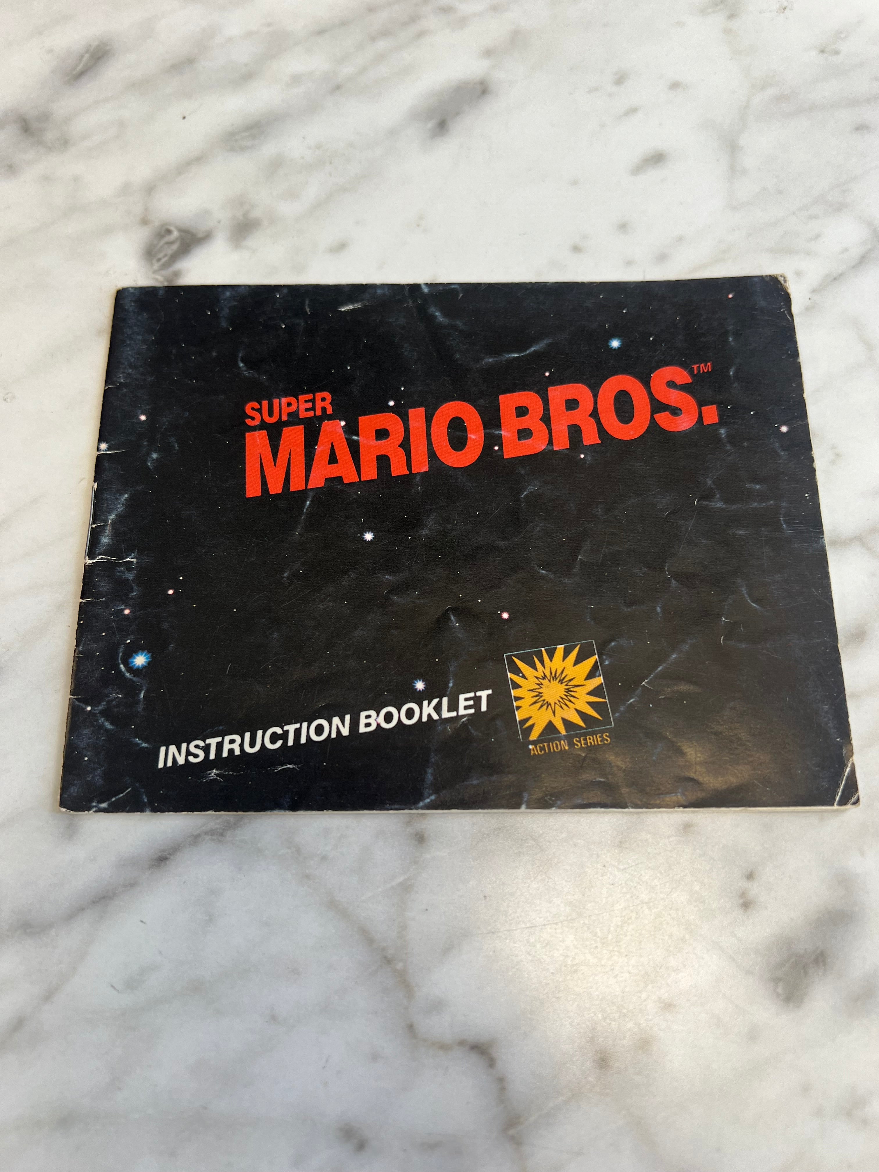 Super Mario Bros NES Manual ONLY M4925 – Core Gaming