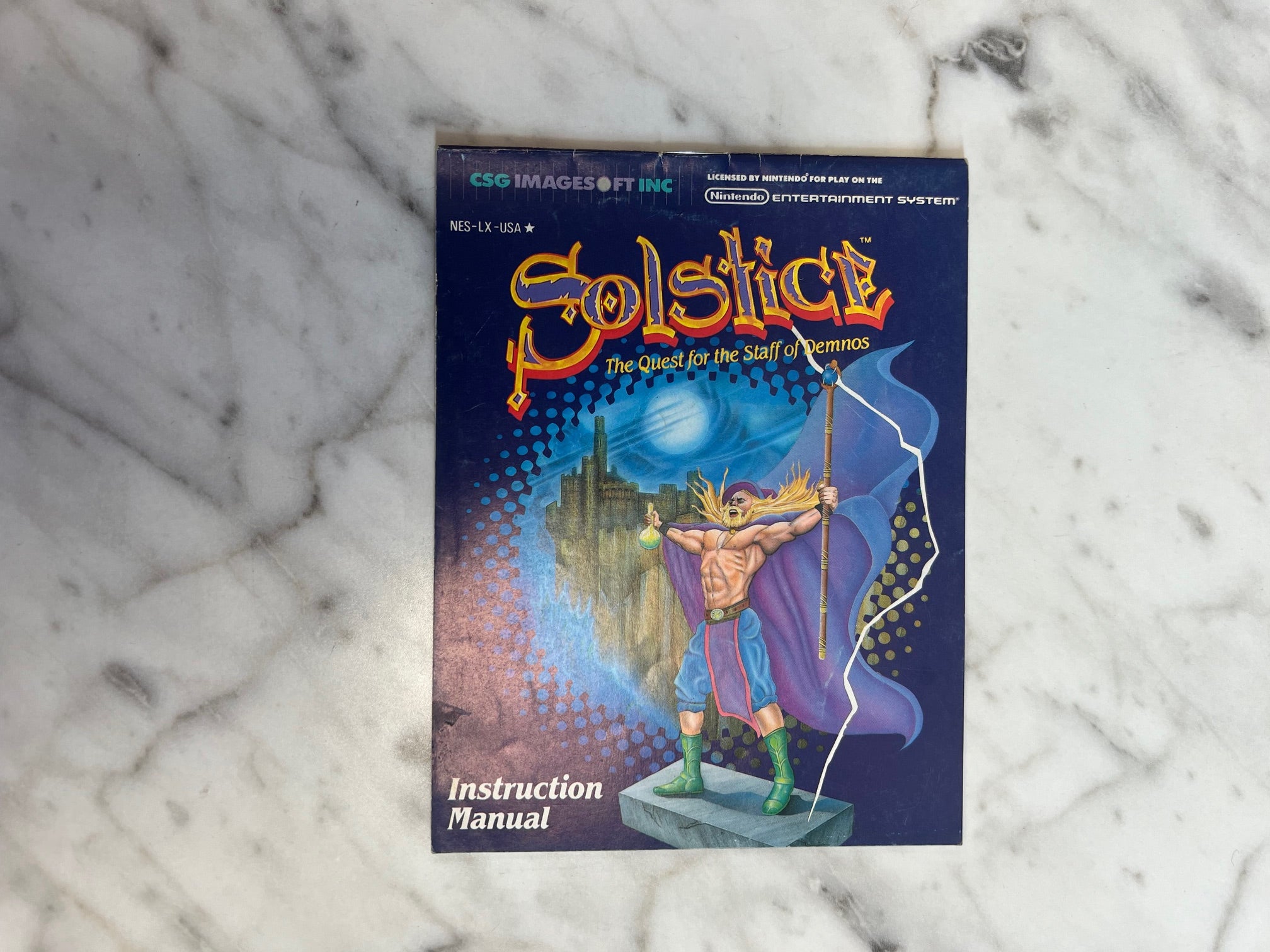 Solstice for Original Nintendo NES MANUAL ONLY MO121924 – Core Gaming