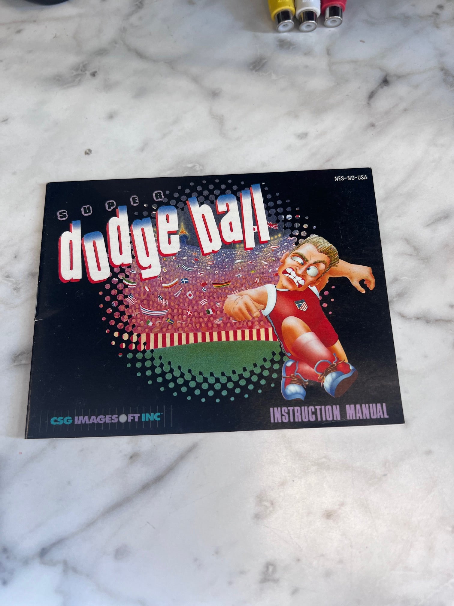 Super Dodge Ball NES Original Nintendo MANUAL ONLY MO10325 – Core Gaming