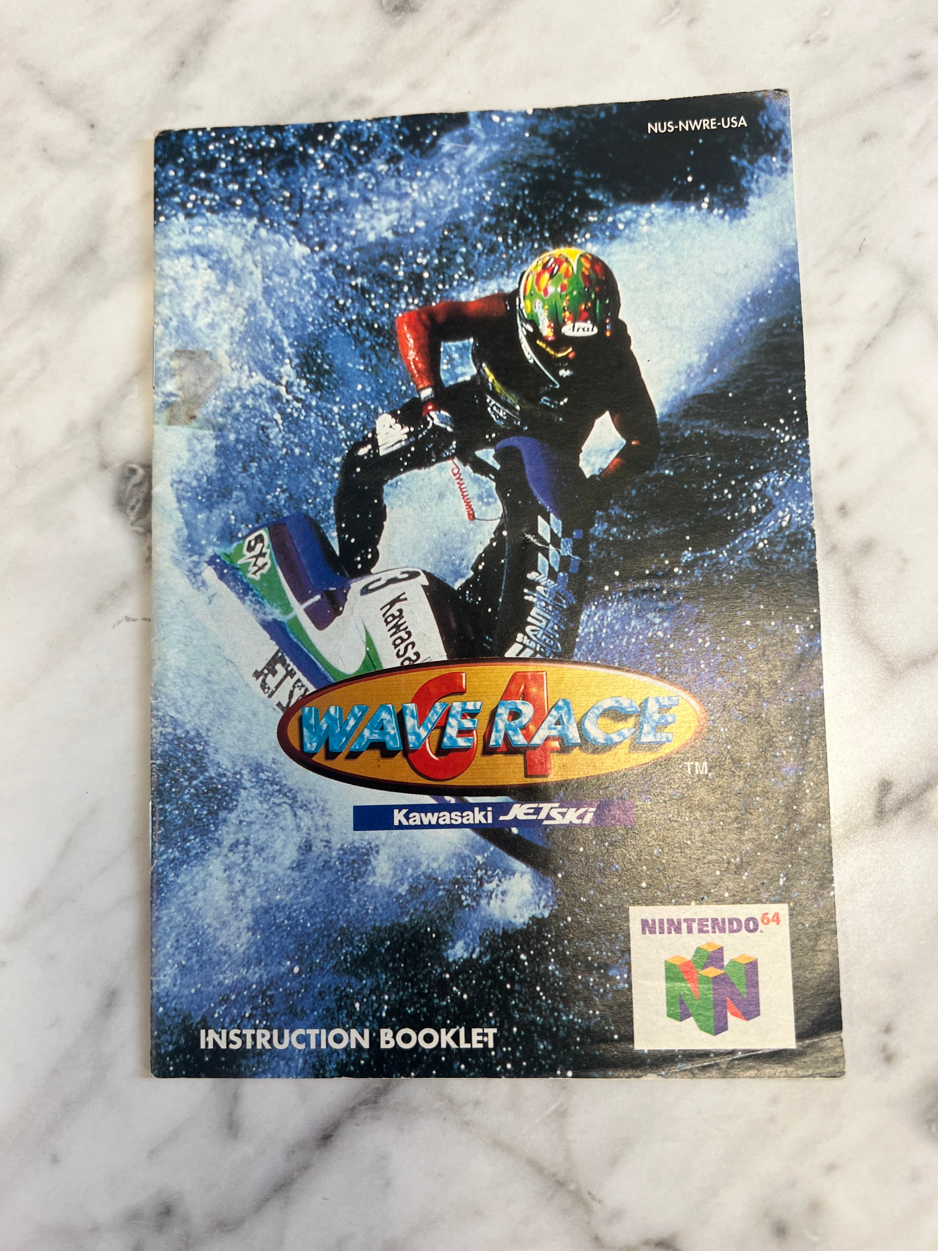 Wave Race 64 for Nintendo 64 N64 MANUAL ONLY MO92324 – Core Gaming