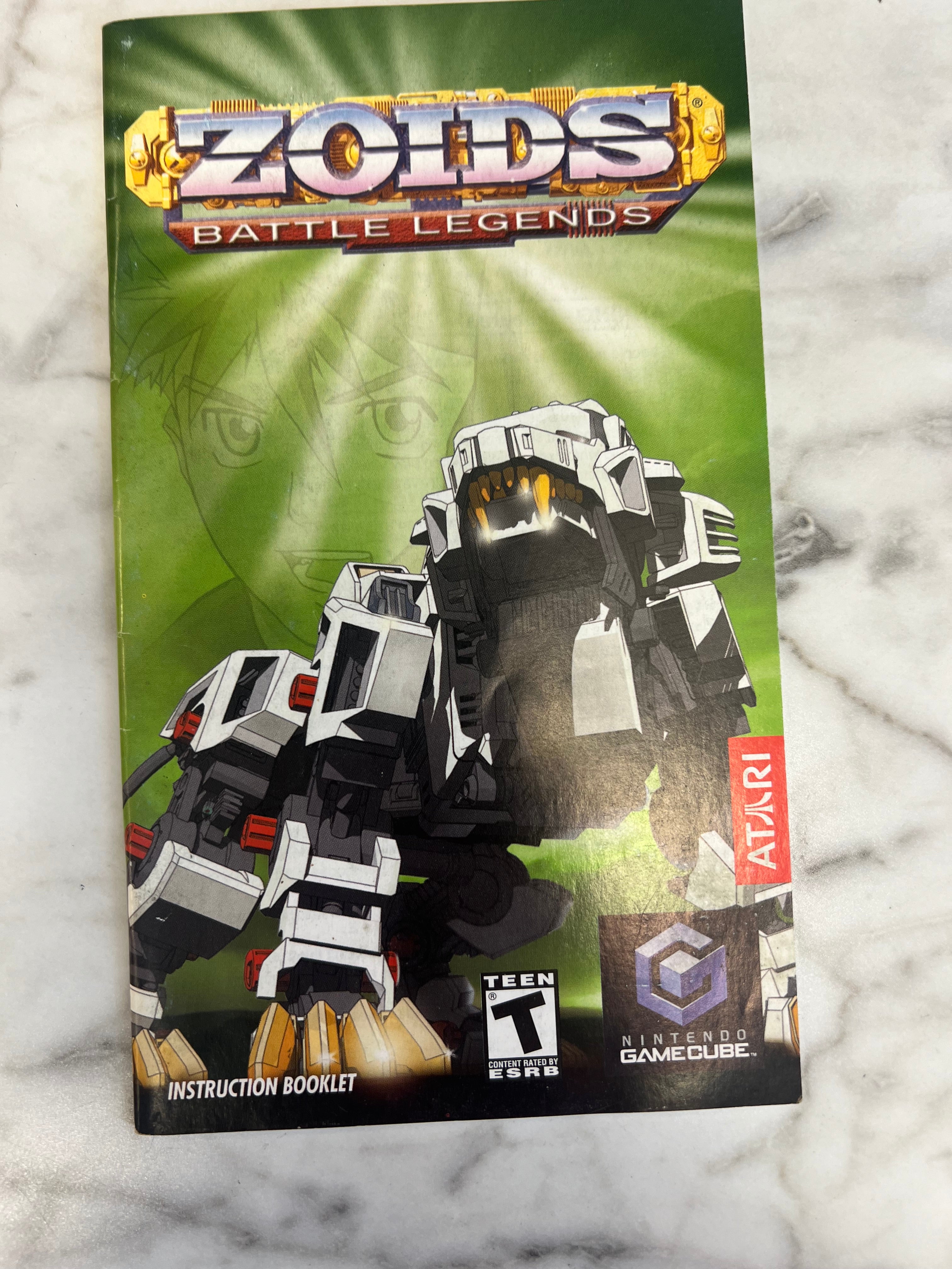 Zoids Battle Legends for Nintendo Gamecube MANUAL ONLY MO92324 – Core ...