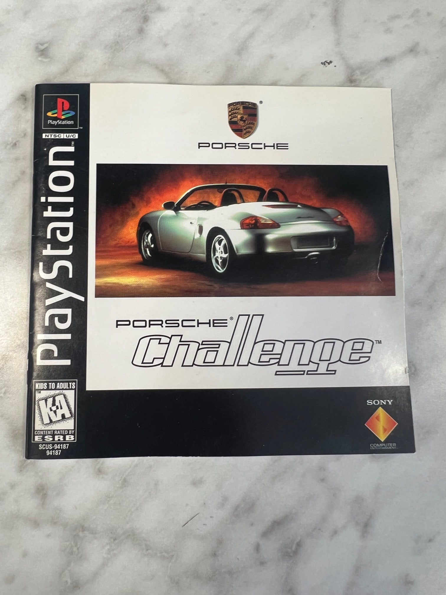 Porsche Challenge PS1 Manual ONLY MO41925 – Core Gaming
