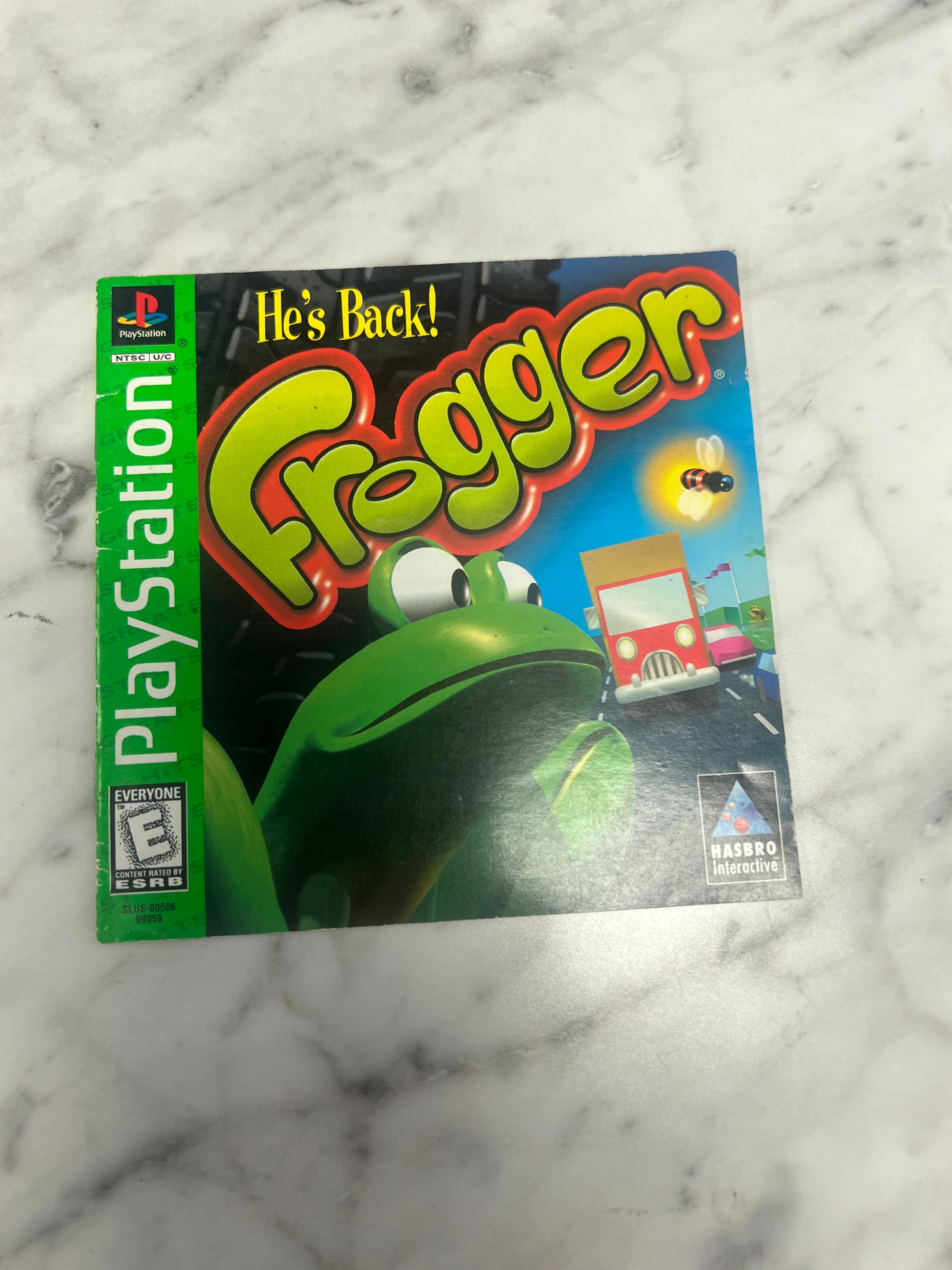 Frogger for PS1 Playstation MANUAL ONLY MO92324 – Core Gaming