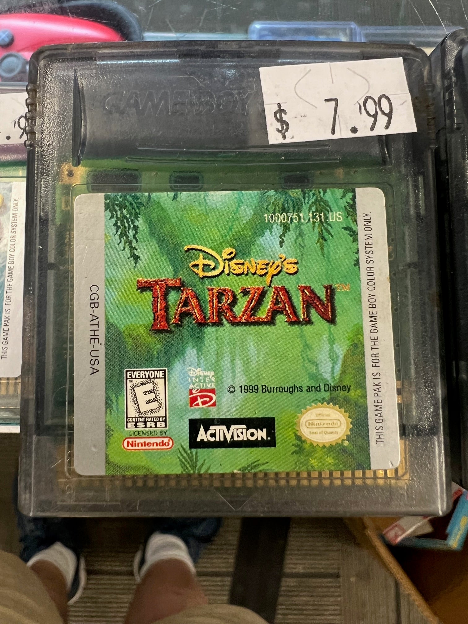 Tarzan - Game Boy Color G7925 – Core Gaming