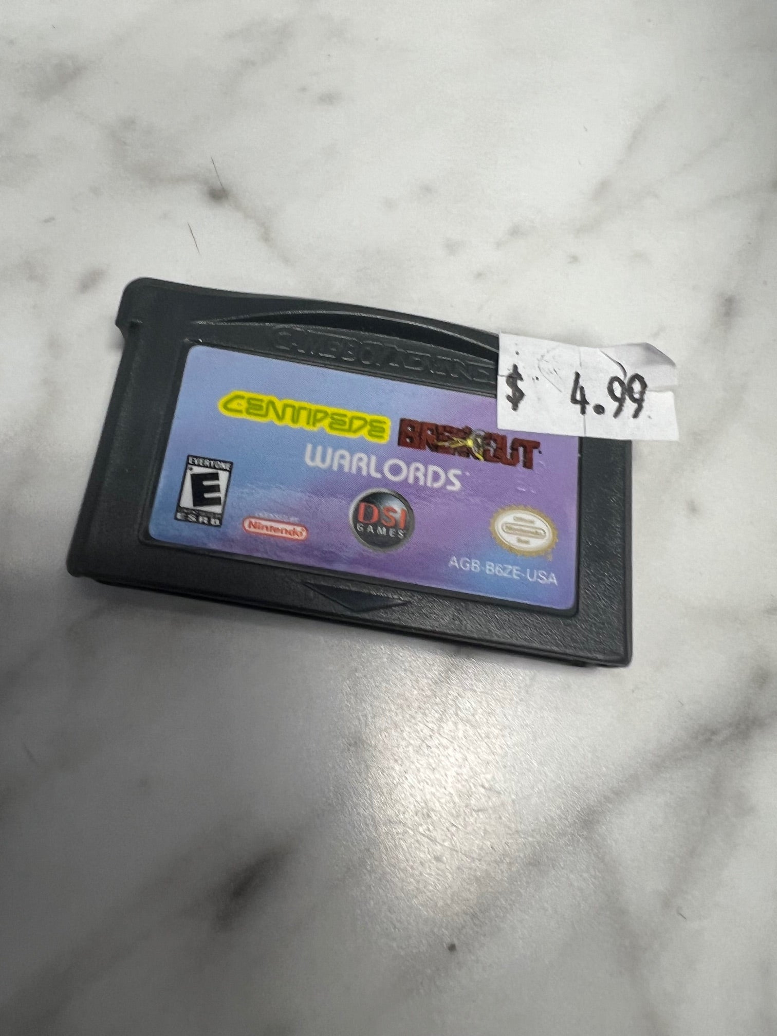 Centipede Breakout Warlords - Game Boy Advance G7925 – Core Gaming